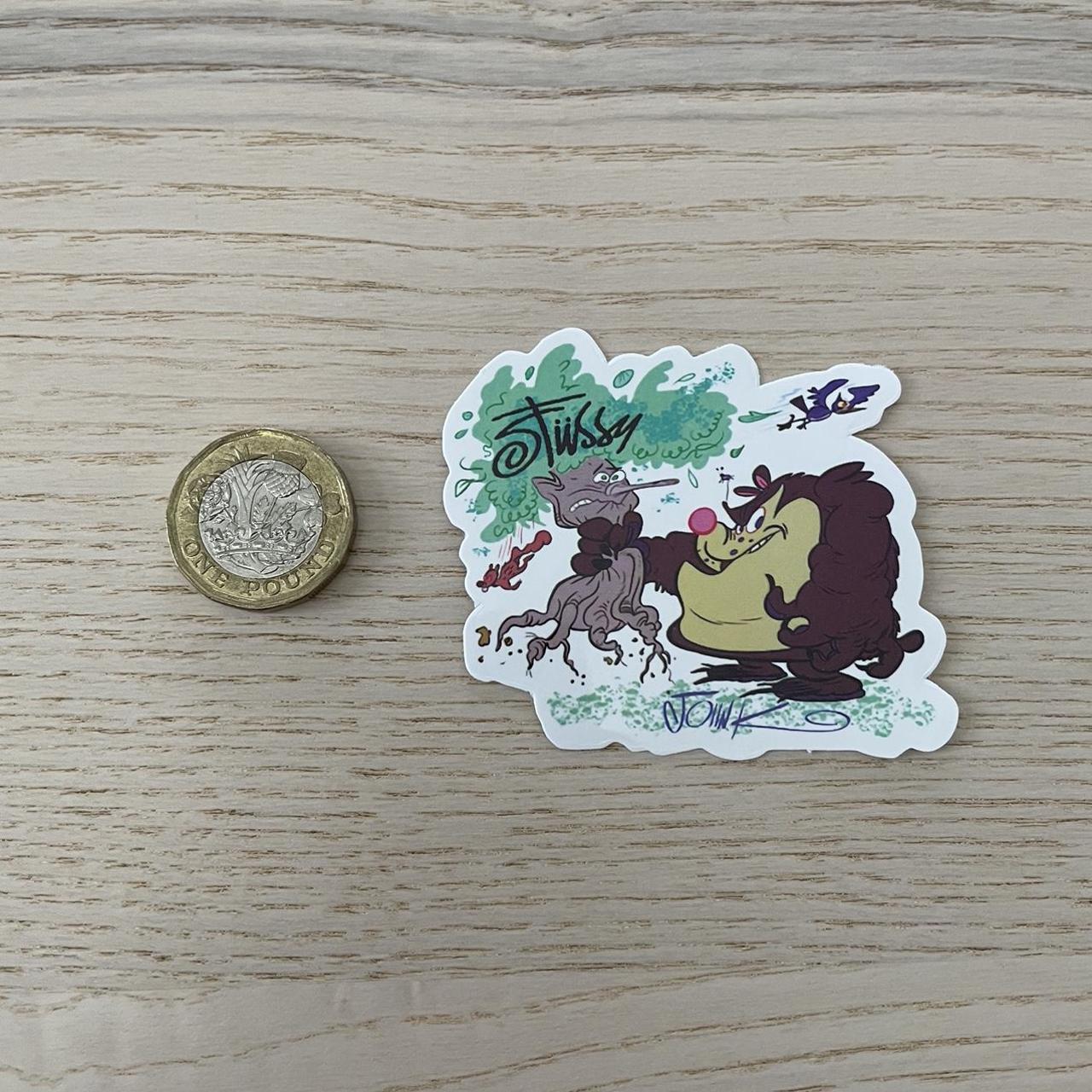 Stussy sticker Perfect for laptops skateboards... - Depop