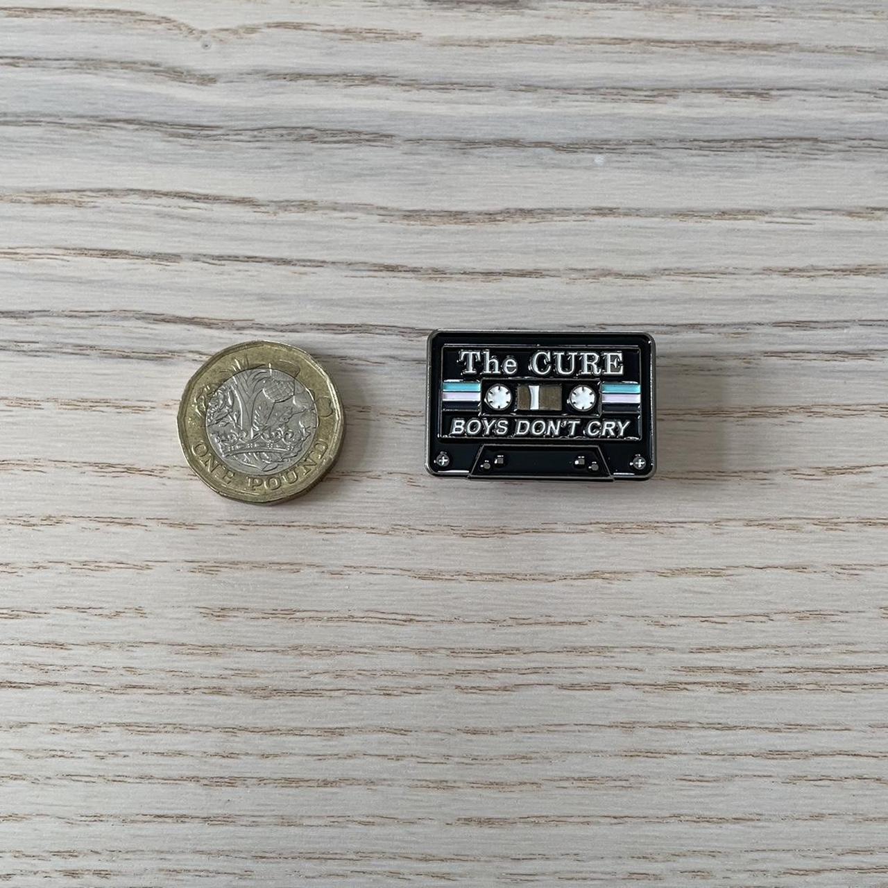 The Cure pin badge * Pound coin is for size... - Depop