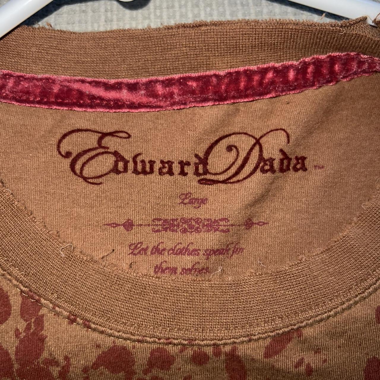 Crazy Y2K Skull Edward Dada Grunge Shirt #jnco... - Depop