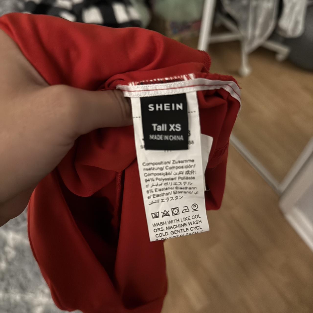 red double lined long sleeve top red, long sleeve,... | Depop