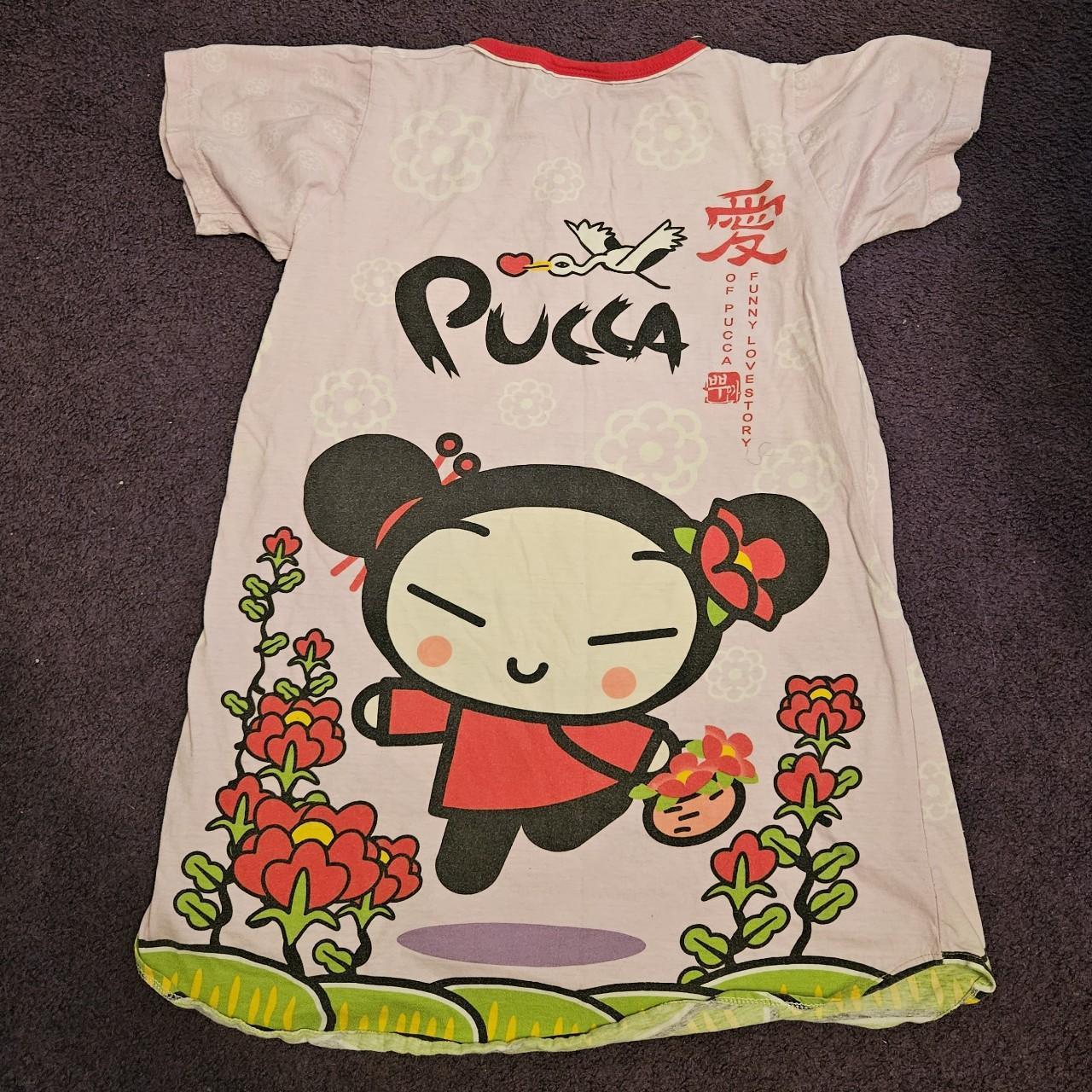 Graphic pucca t shirt dress would fit a small... - Depop