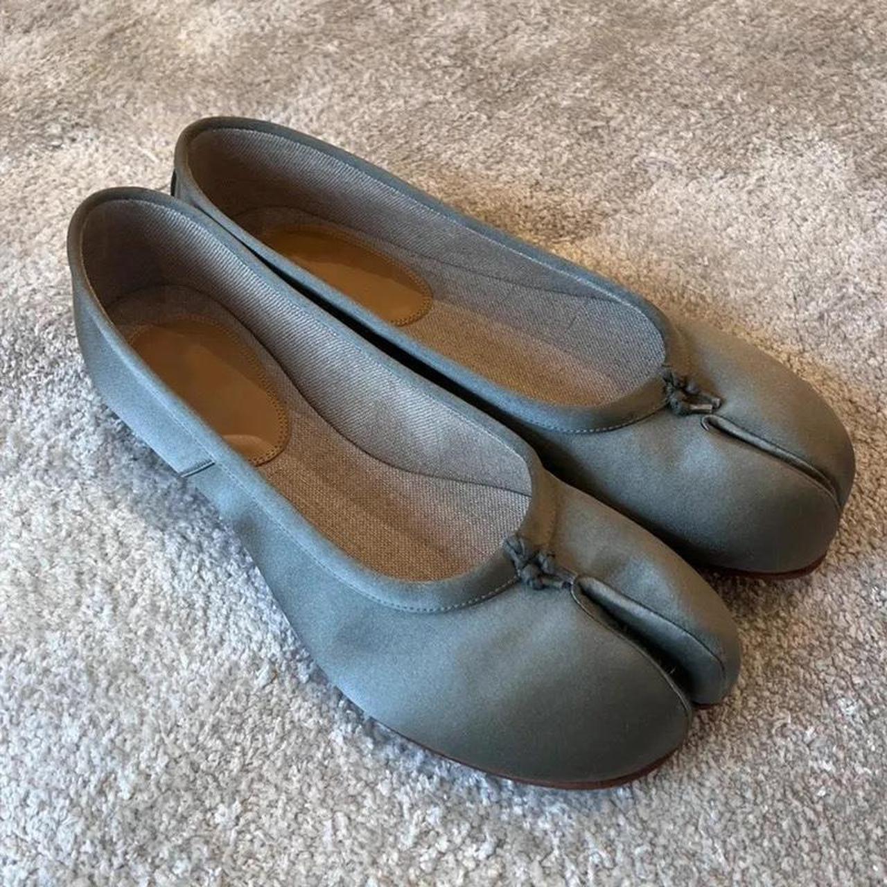 Satin tabby flat shoes Cute tabby ballet flat so... - Depop