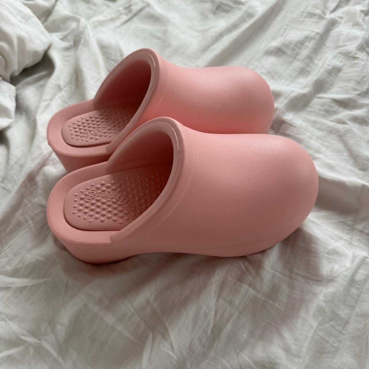 praying pink loafers shoes retail for $150 women’s... - Depop