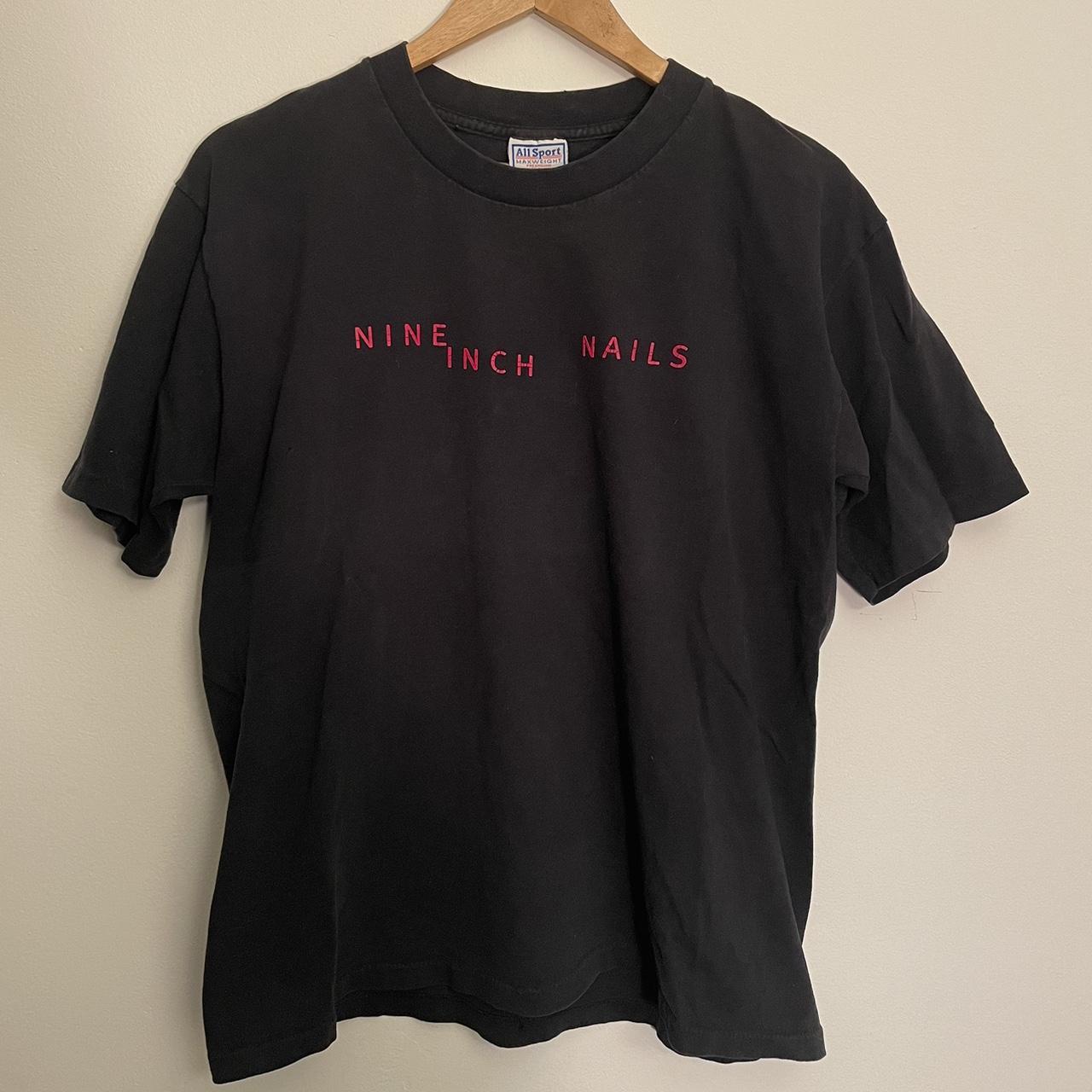 Vintage NIN Nine Inch Nails Shirt Single stitch,... - Depop