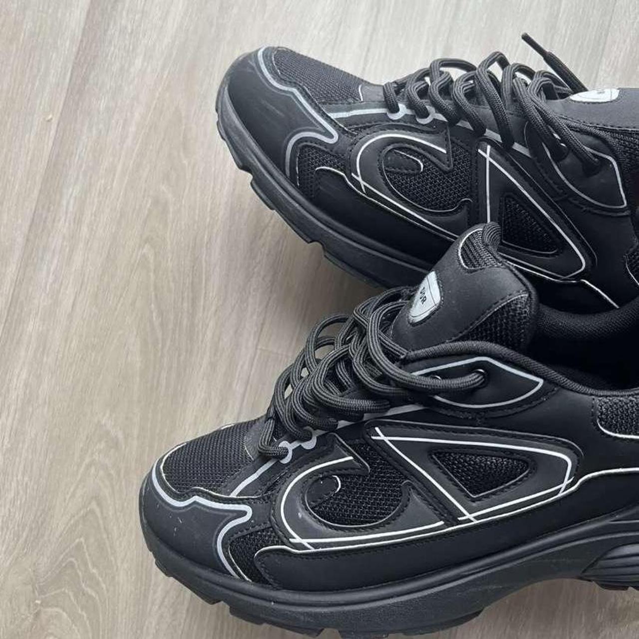 Dior b30 black size 9 comes with box and receipt... - Depop