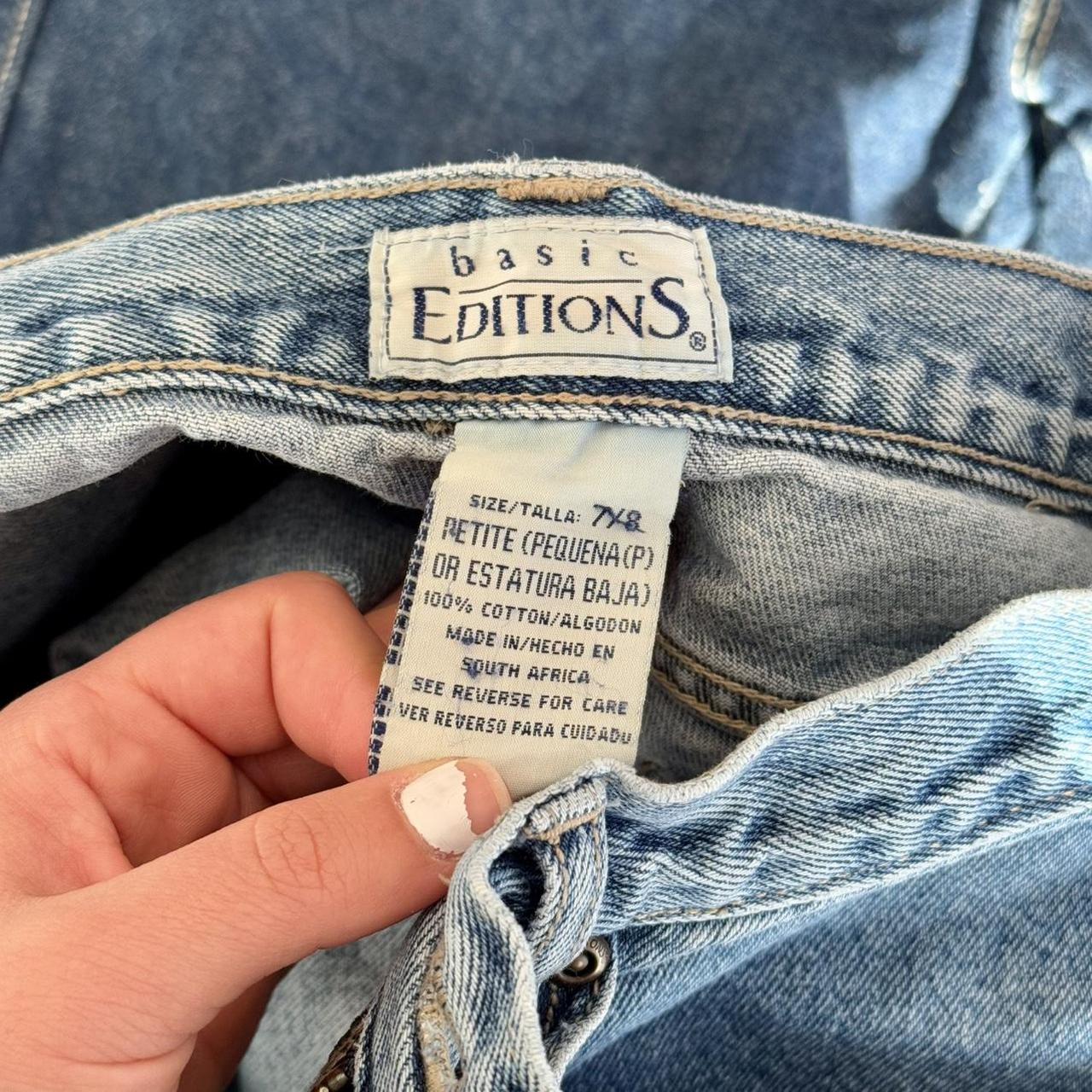 90s jorts 90s basic editions cutoff denim shorts in... | Depop