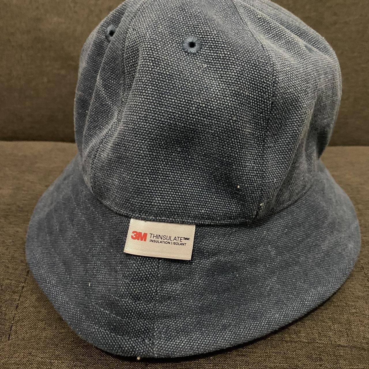 Stussy Thinsulate Denim Bell Bucket Hat One size |... - Depop