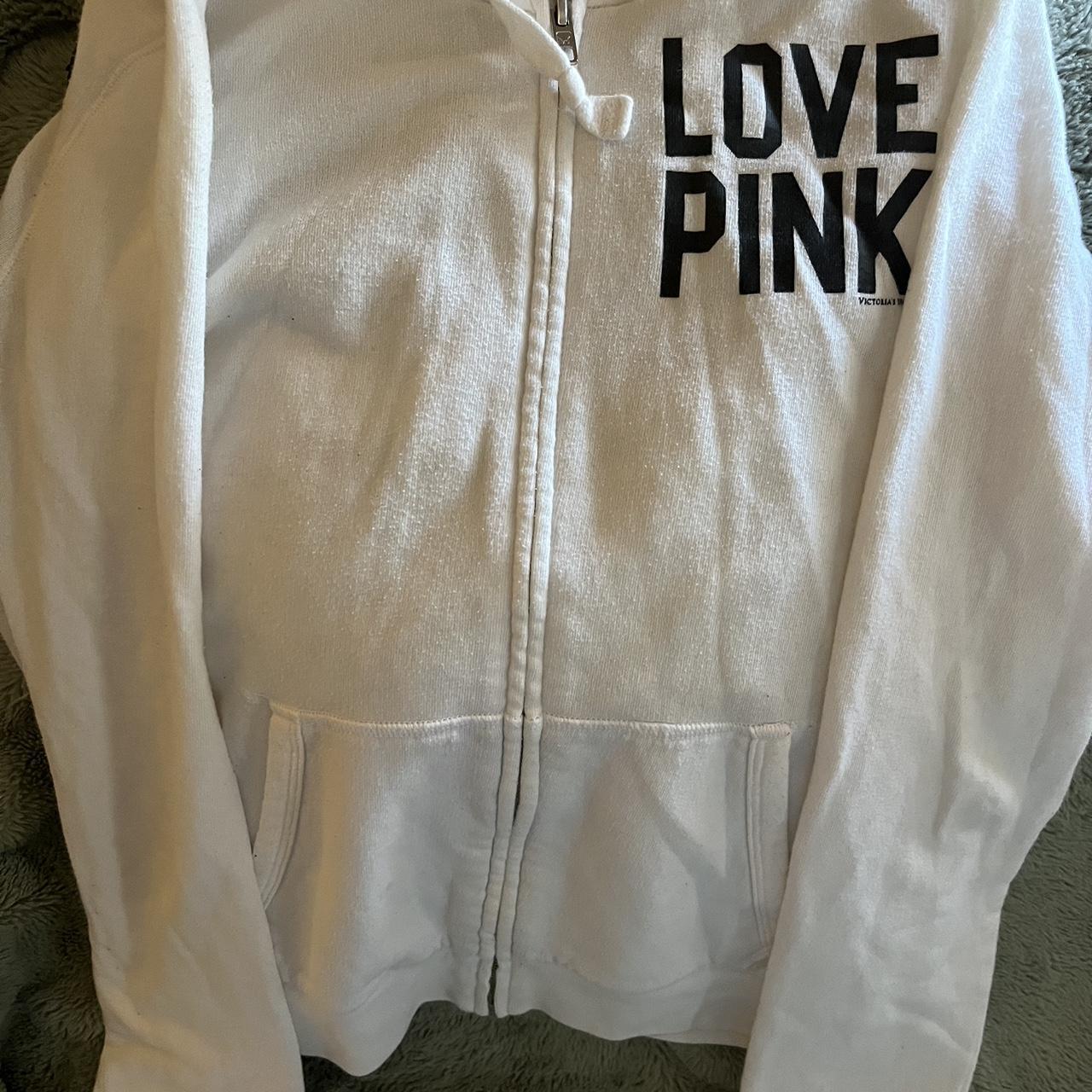 Pink sweat jacket - Depop