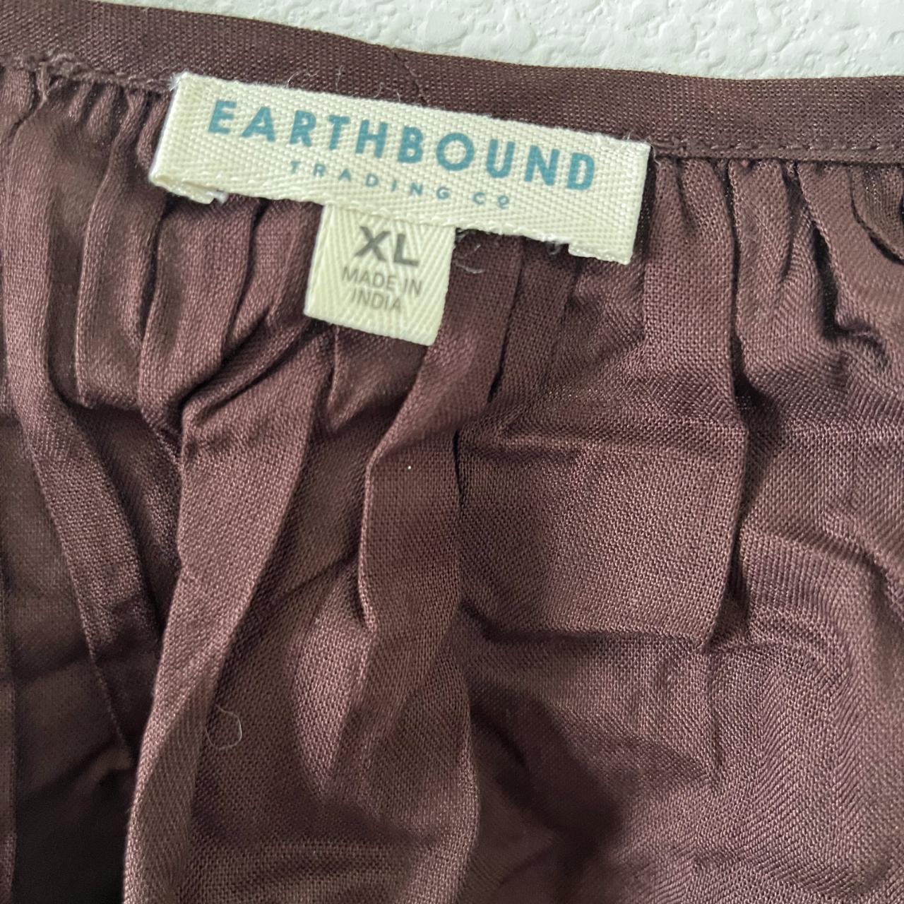 Women's Earthbound Brown Maxi Cut-out Dress (XL) - Depop