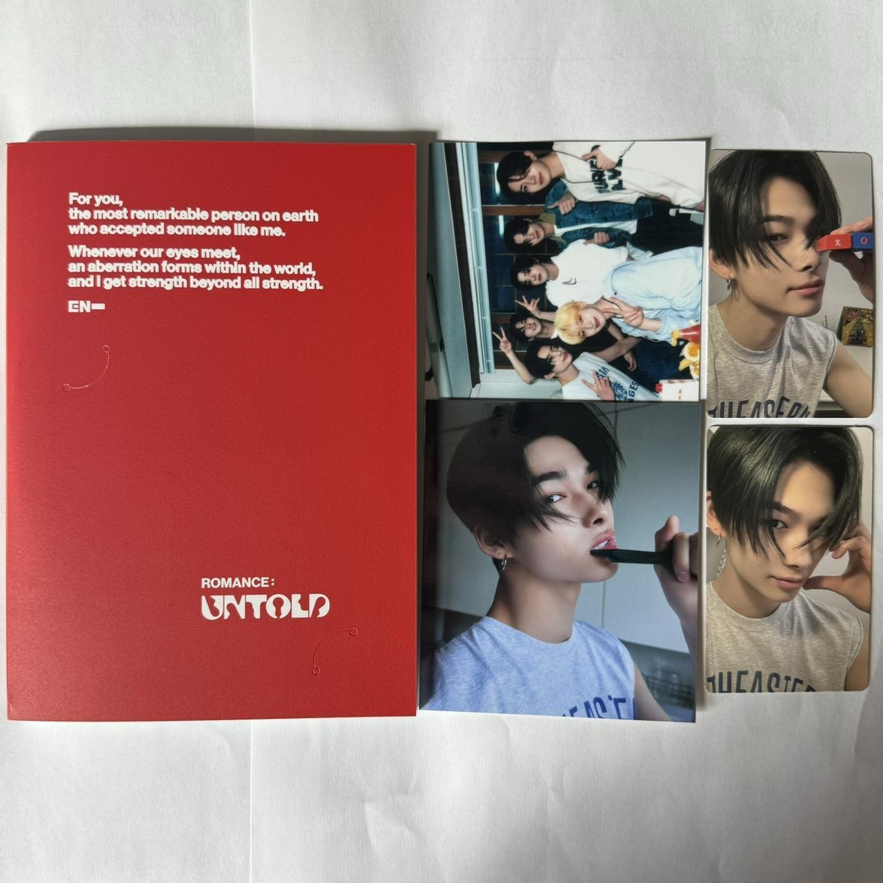 Enhypen Ni-ki Romance : Untold album engene version... - Depop