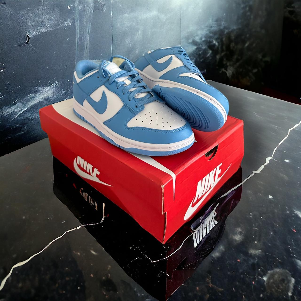 UNC Dunks Low Retro - Depop
