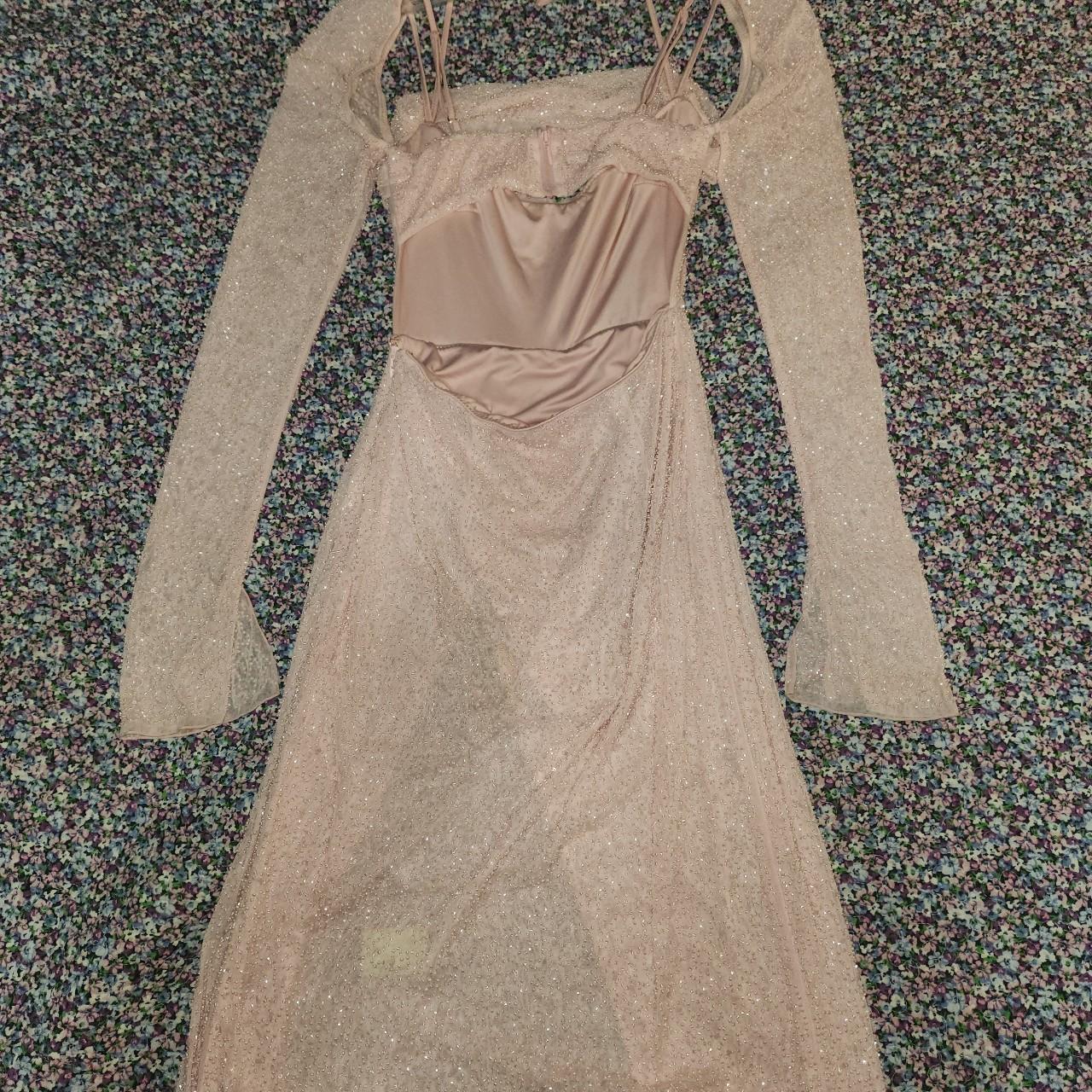 Beautiful fully beaded "oh Polly" dress. Great for... - Depop