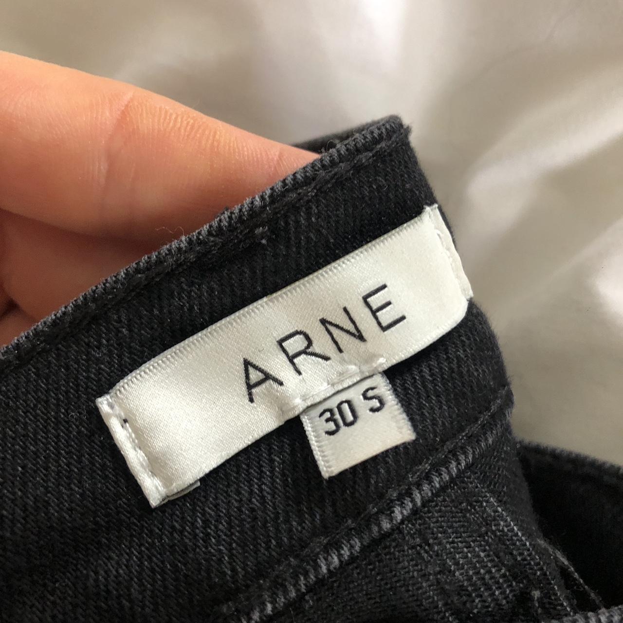 Arne Clo Black jeans worm but perfect condition Size... - Depop
