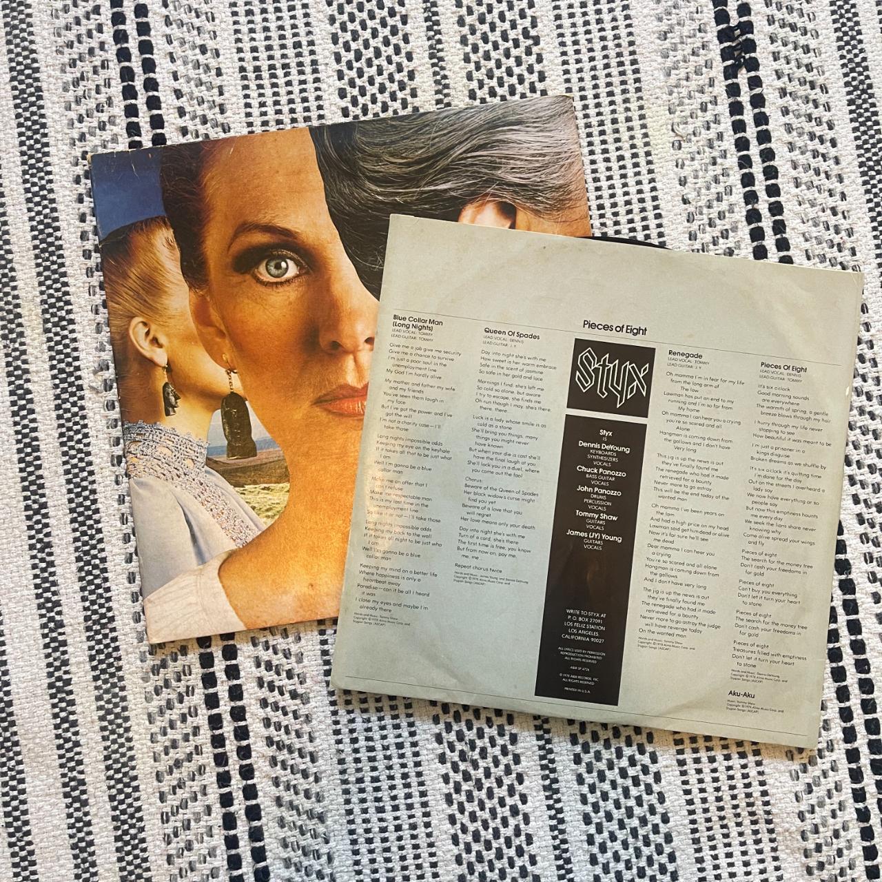 Vintage Styx Pieces Of Eight 1978 Vinyl LP... - Depop