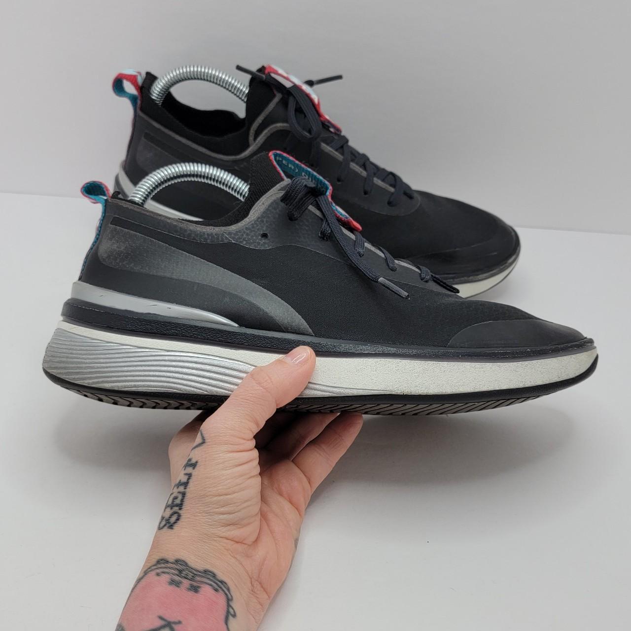 Bala Twelve | Nocturnal black/silver low-top nursing... - Depop