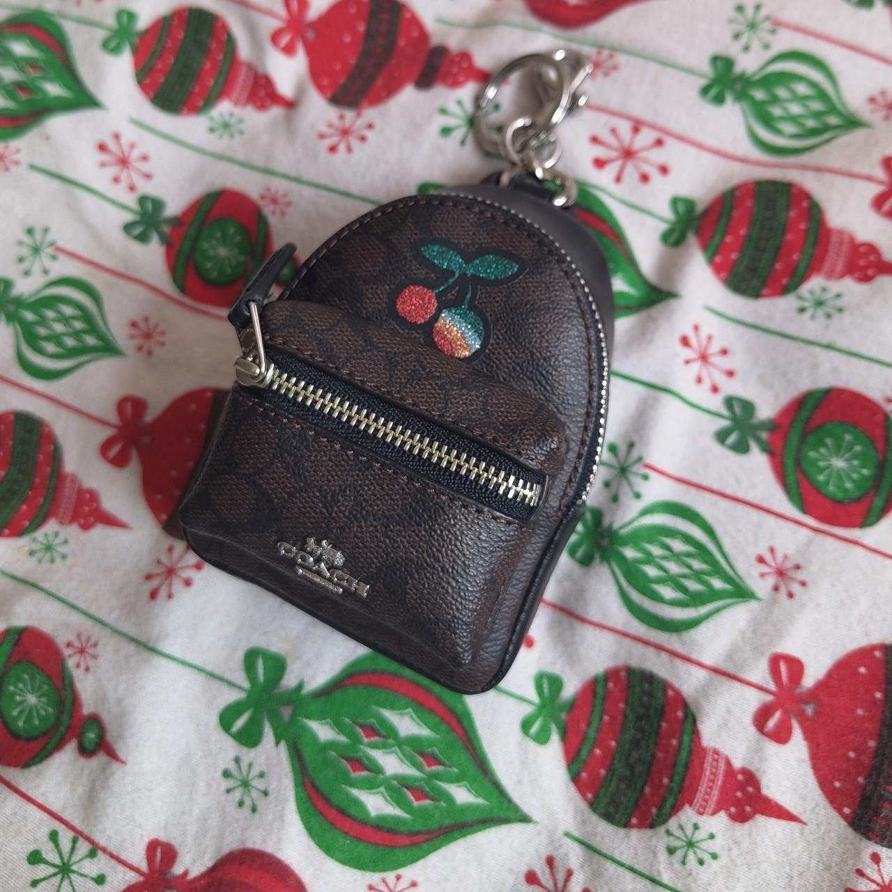 Sweet lil Coach backpack keychain 🍒 Excellent... | Depop