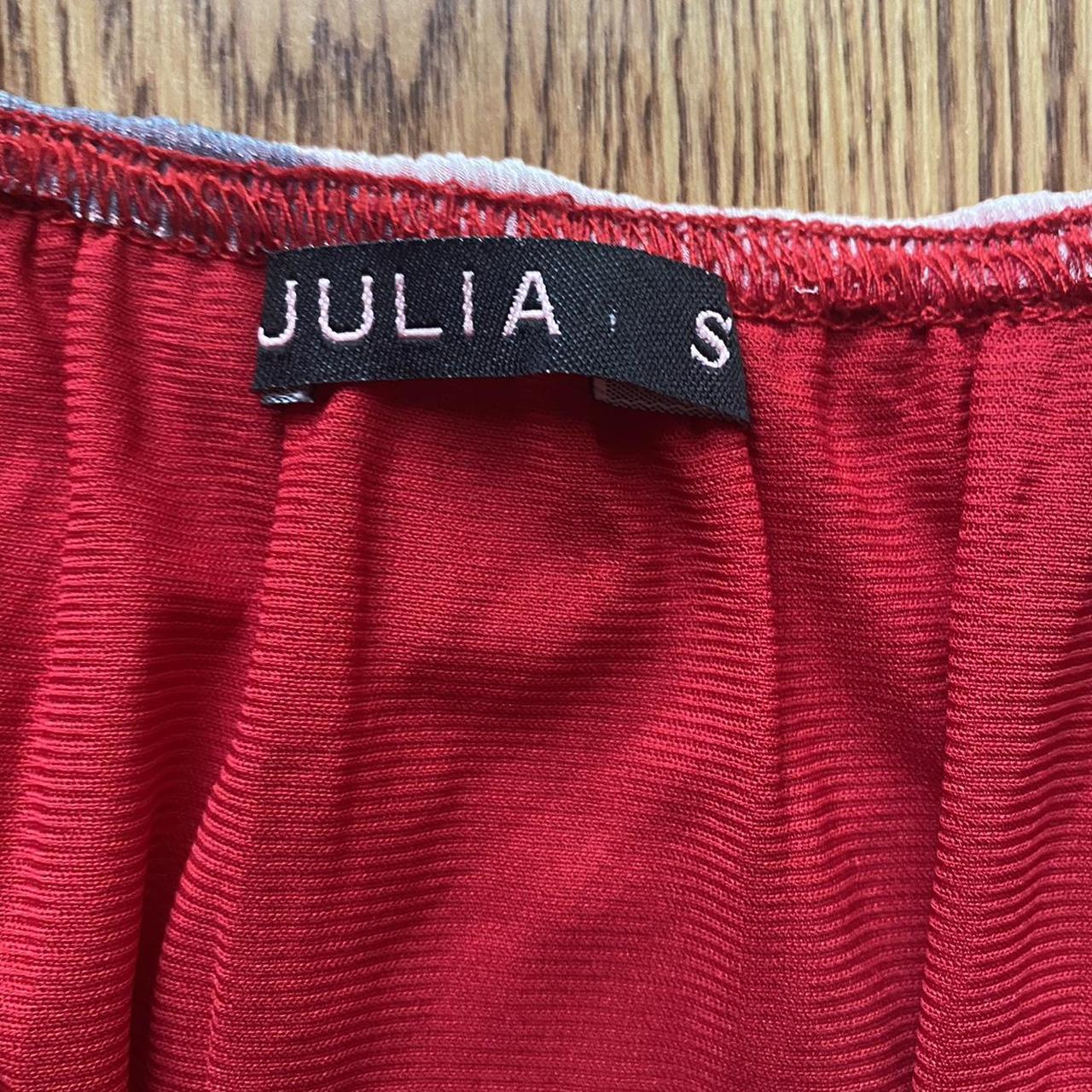 Y2K Julia Mesh Stripped Babydoll Tank Top Size... - Depop