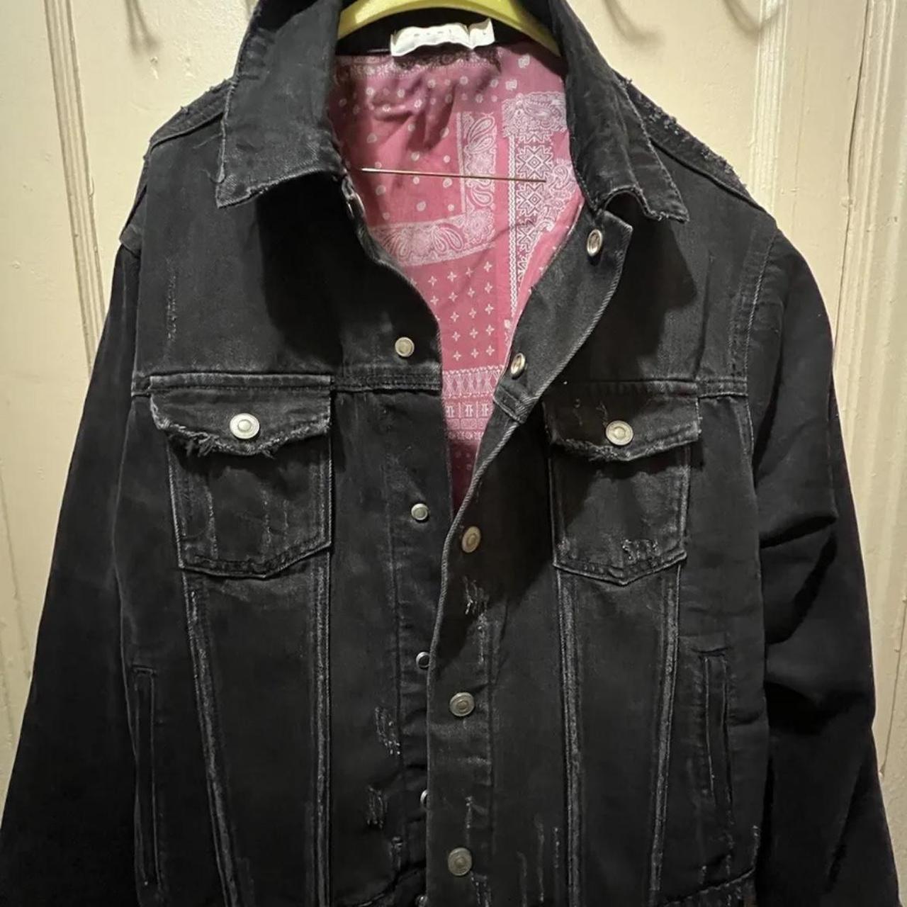 Mnml Jean jacket size large reversible. I’ve only... - Depop