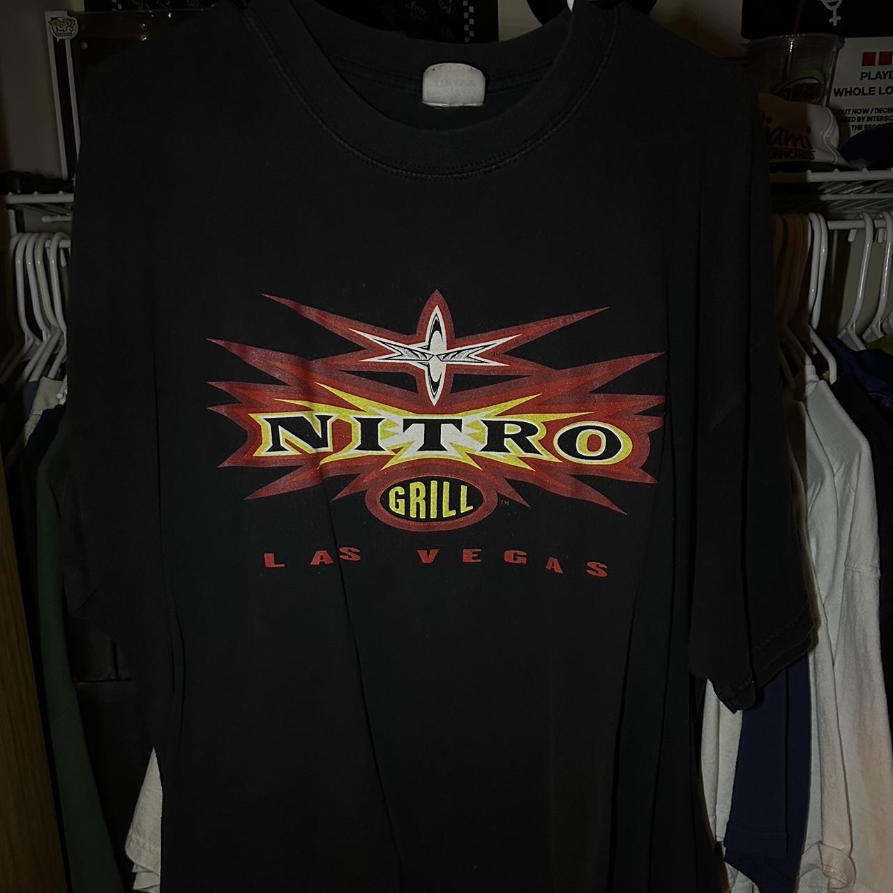 Vintage 1990s WCW Nitro Grill Shirt Cut tags. Fits... - Depop