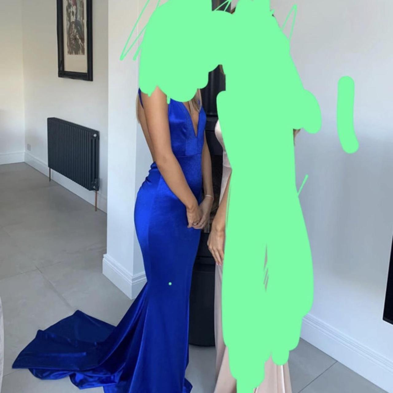 Royal Blue Ball Dress Perfect for a prom of fancy... - Depop