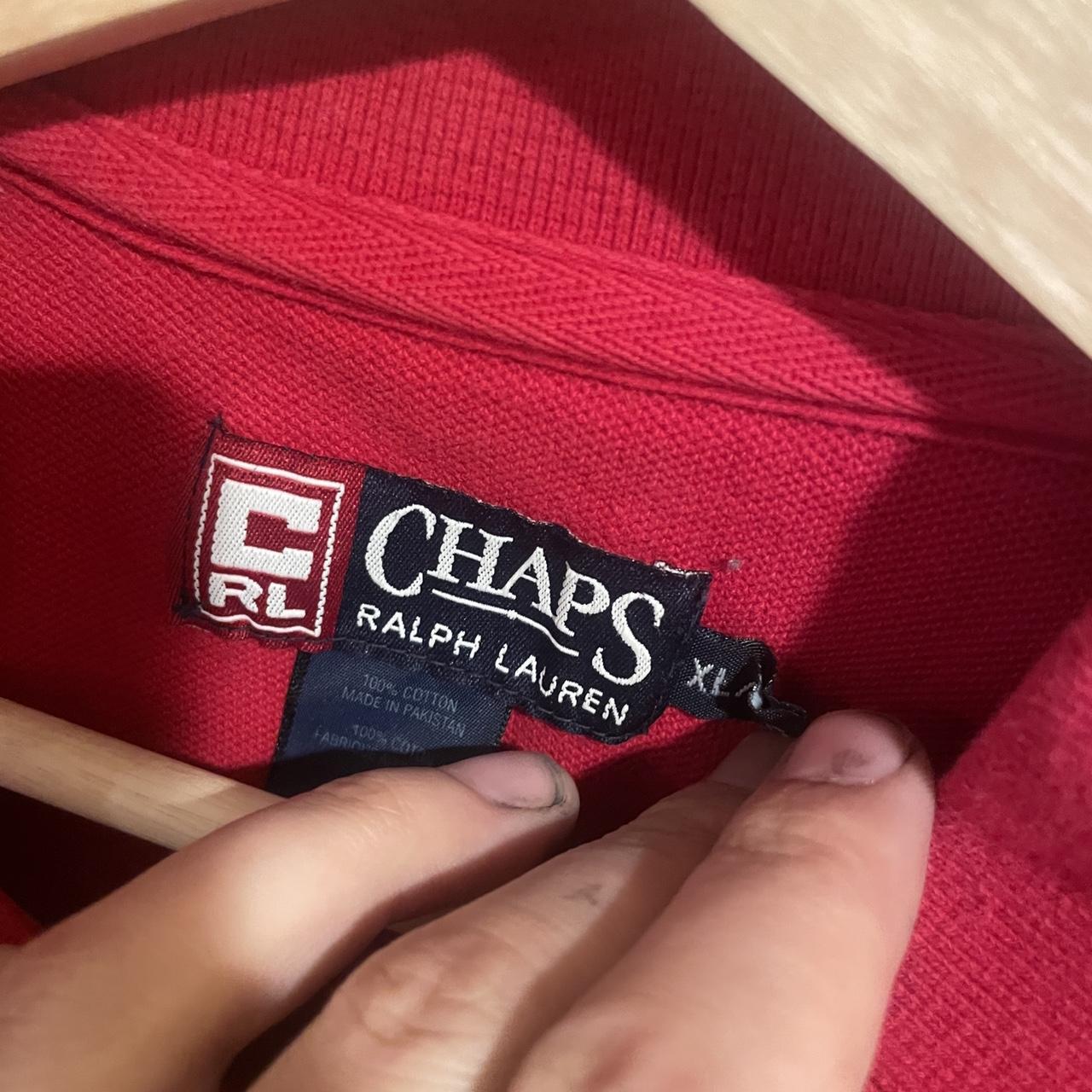 Chaps Men's Red and Black Polo-shirts | Depop