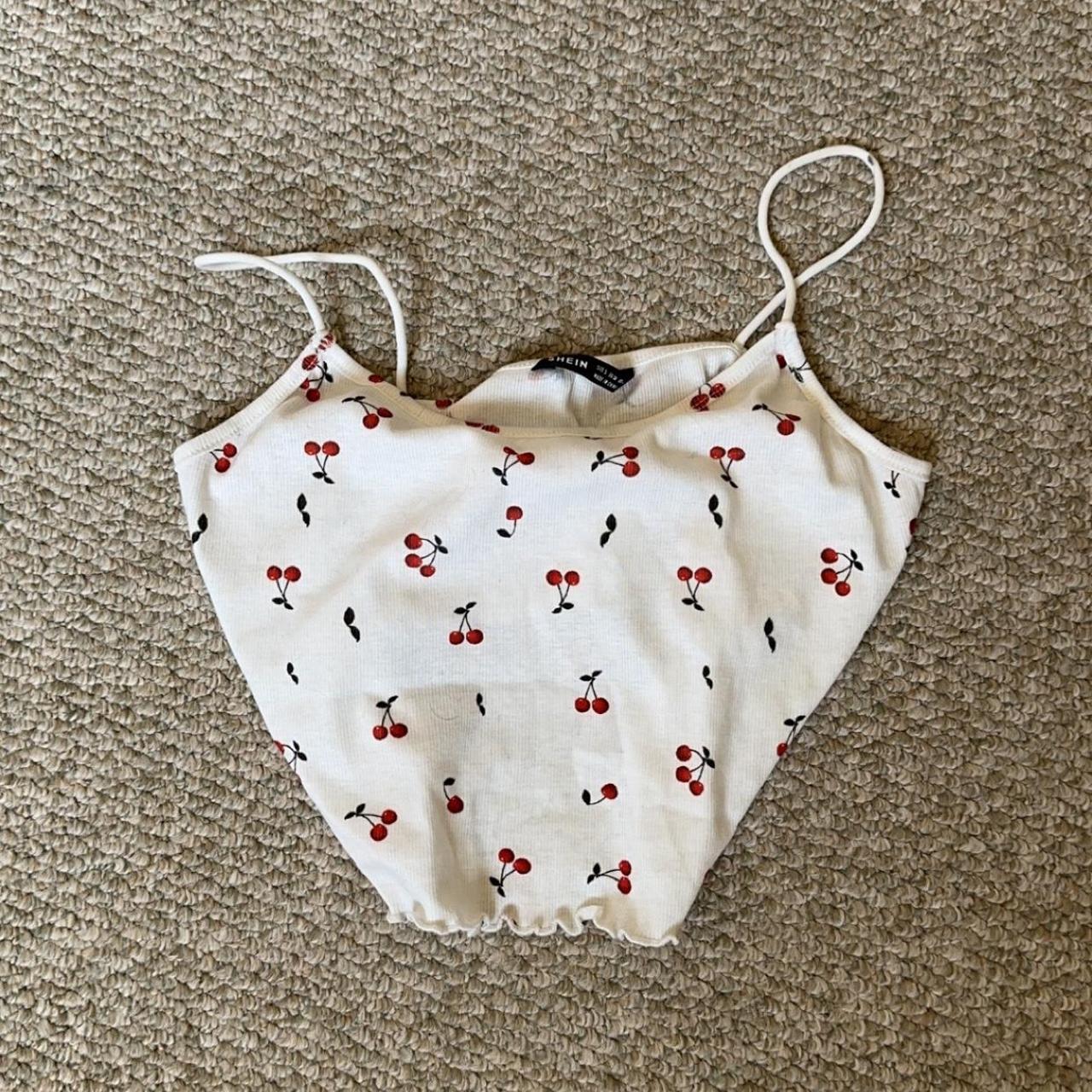Cherry tank top - Depop