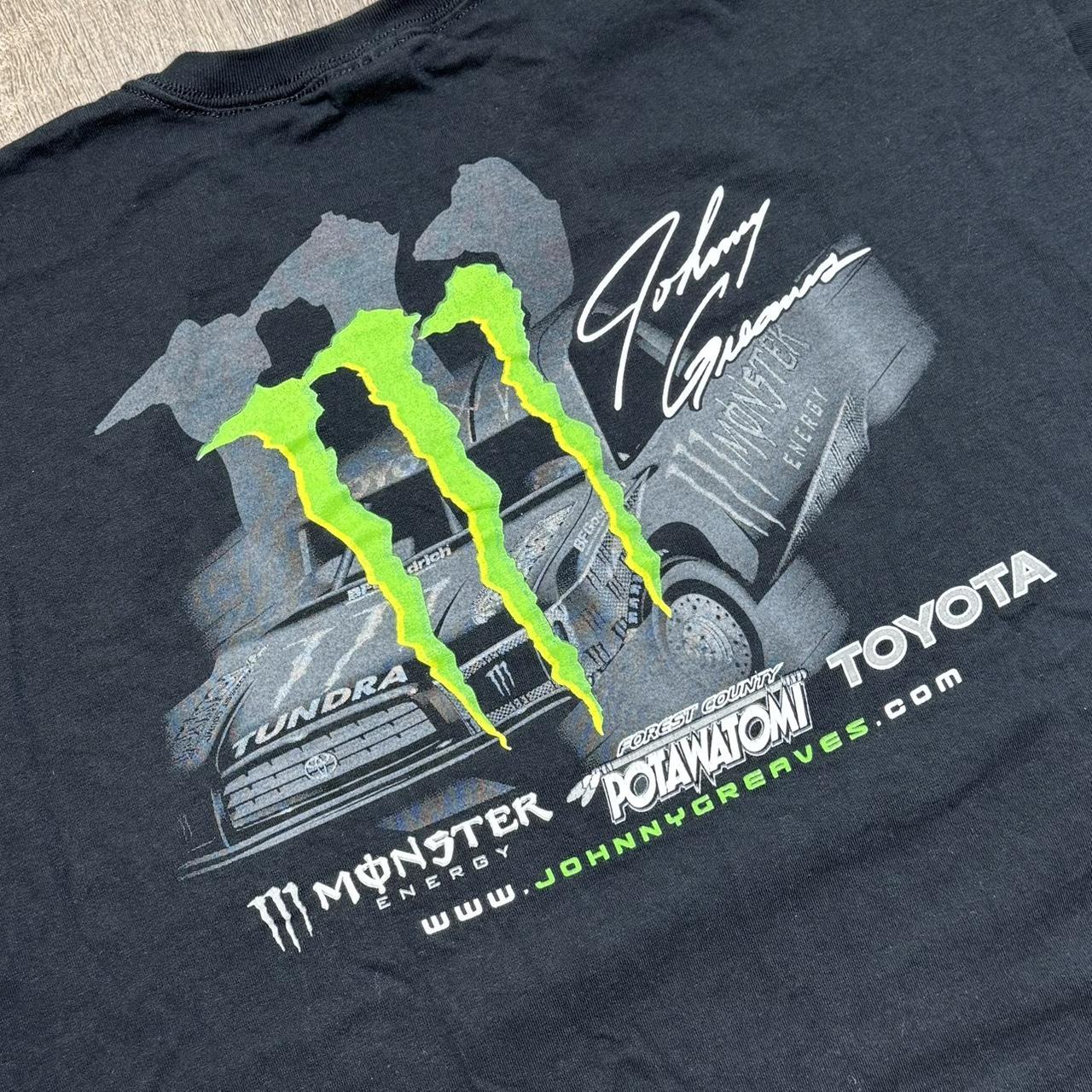 Johnny Greaves Monster Energy Racing Shirt Mens XL... | Depop