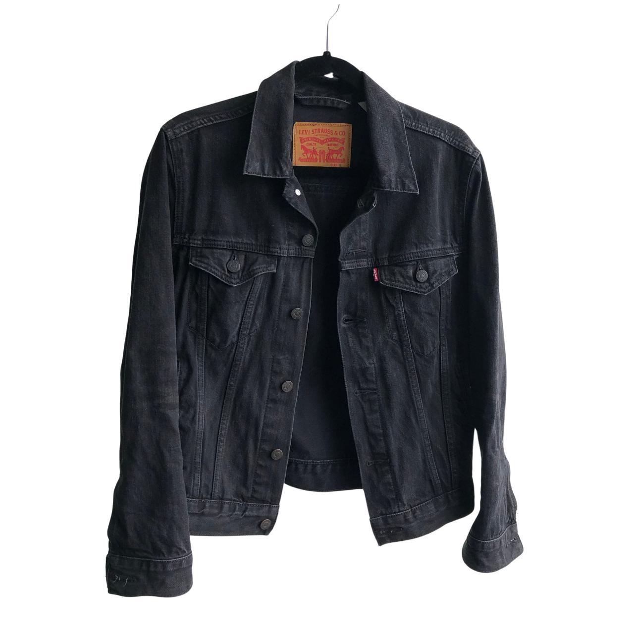 Levi's Black Denim Jacket · Unisex · Small #levis... - Depop
