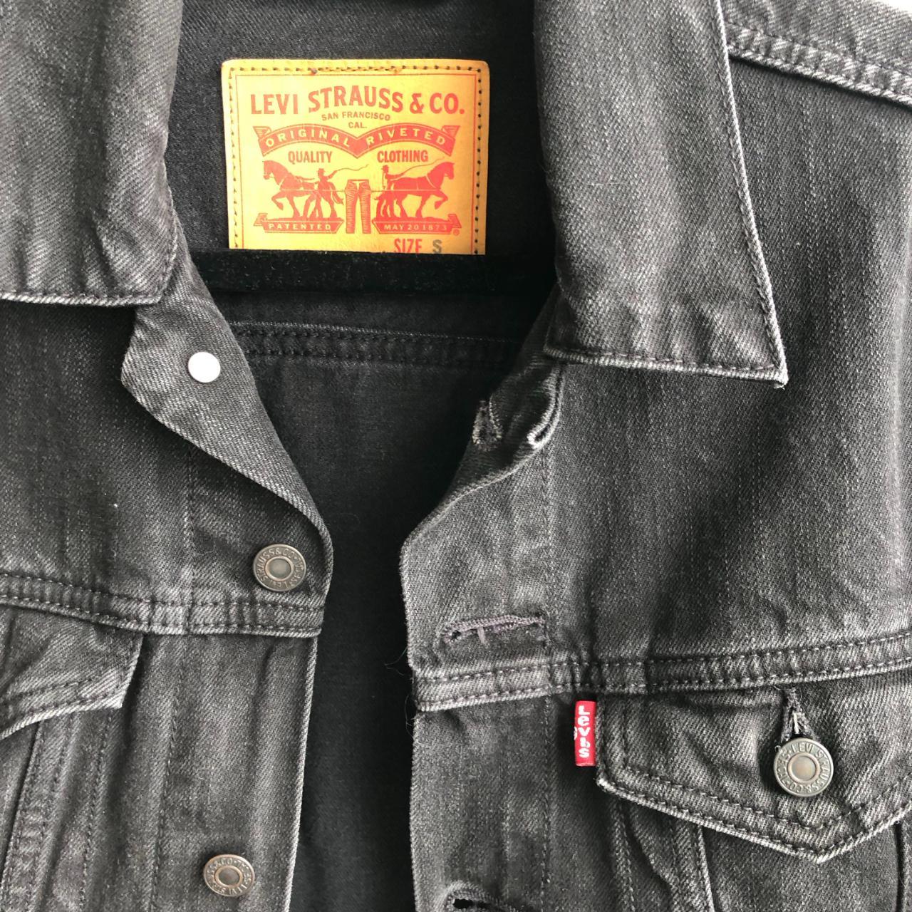 Levi's Black Denim Jacket · Unisex · Small #levis... - Depop
