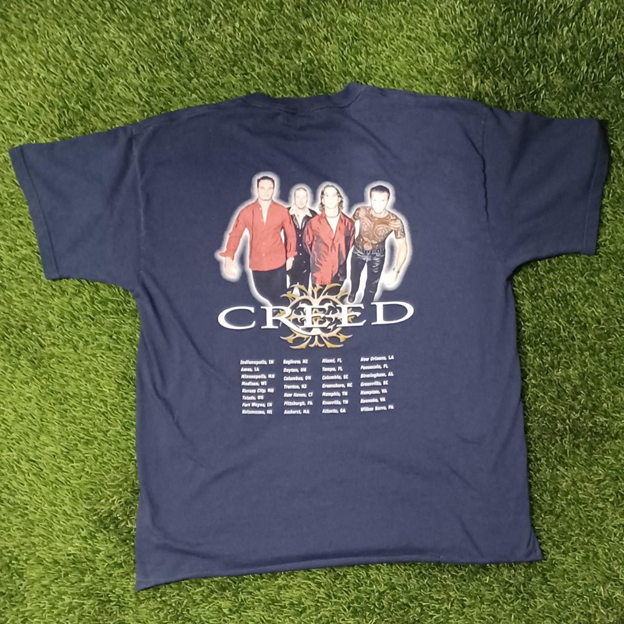 Name: y2k Creed Band Tee shirt Size:... - Depop