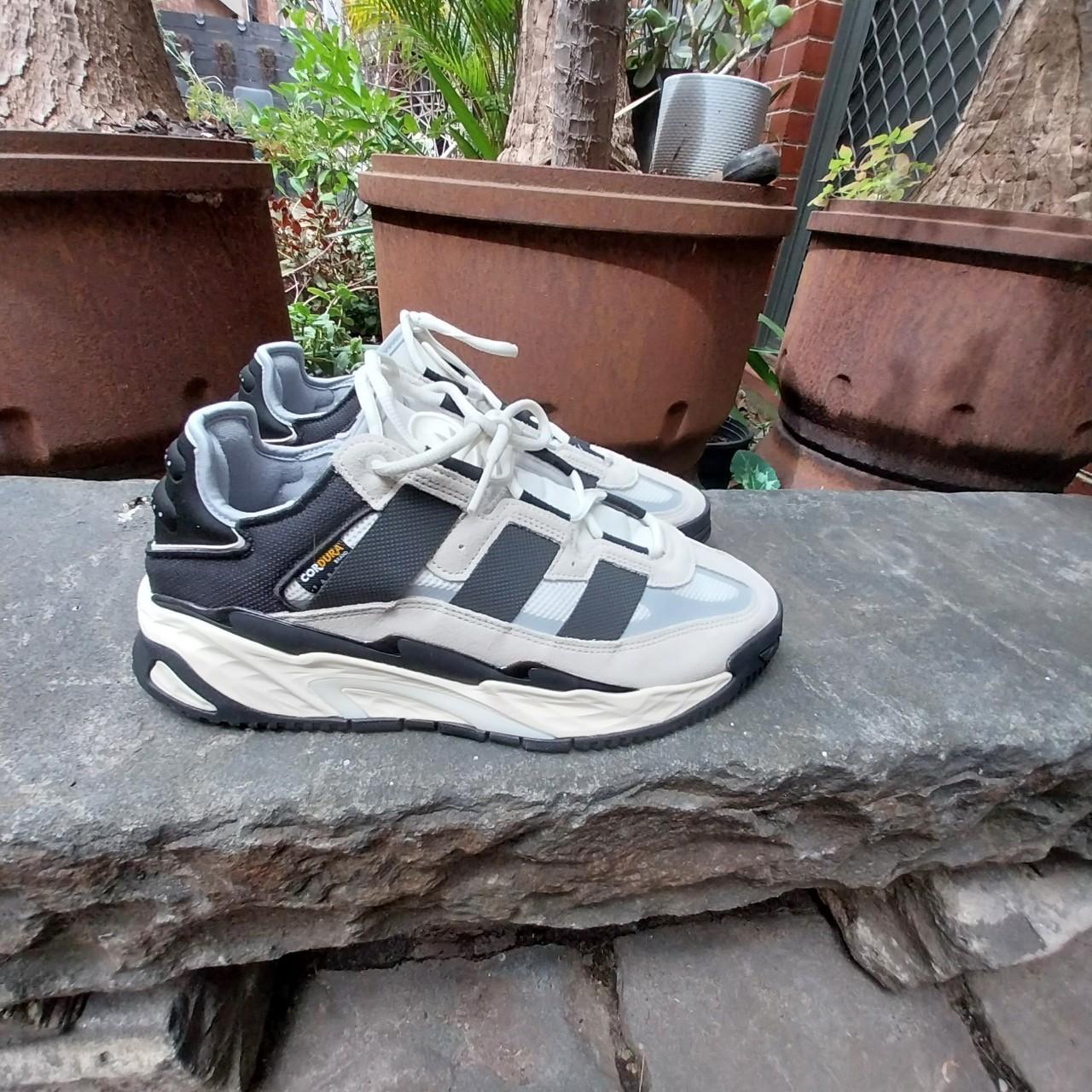 Adidas Originals Niteball sneakers in orbit grey and... - Depop
