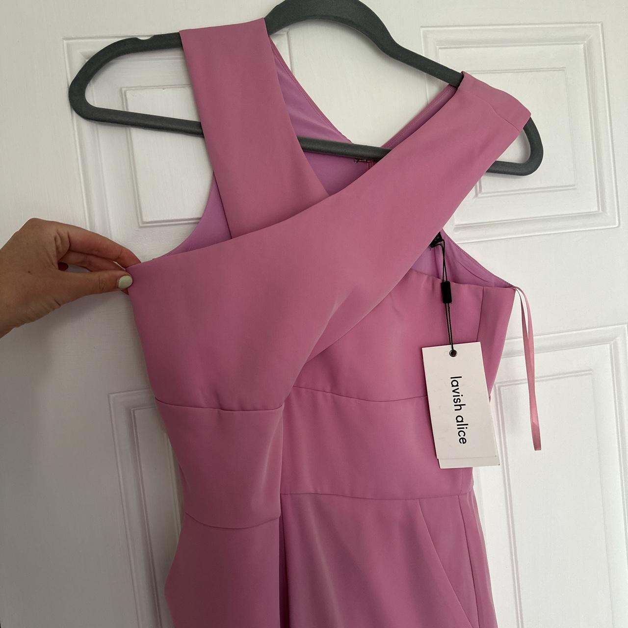 BRAND NEW Lavish Alice Pink Jumpsuit - Depop