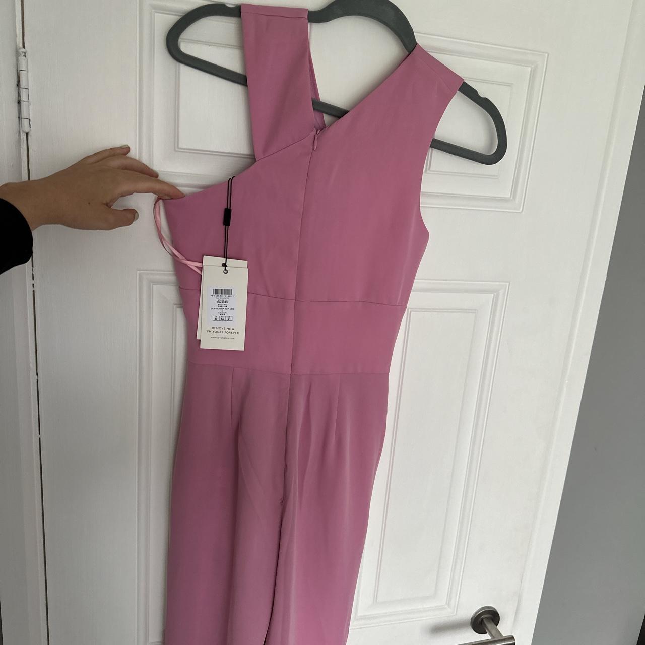 BRAND NEW Lavish Alice Pink Jumpsuit - Depop