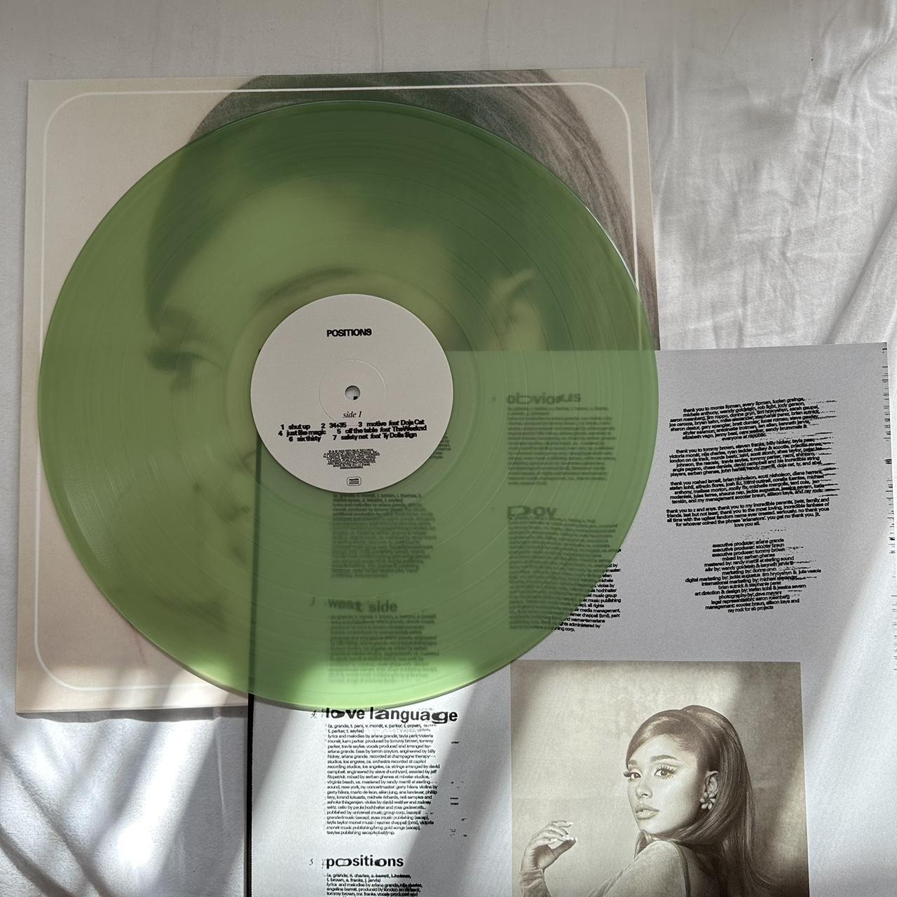 Ariana Grande - Positions coke bottle green... - Depop