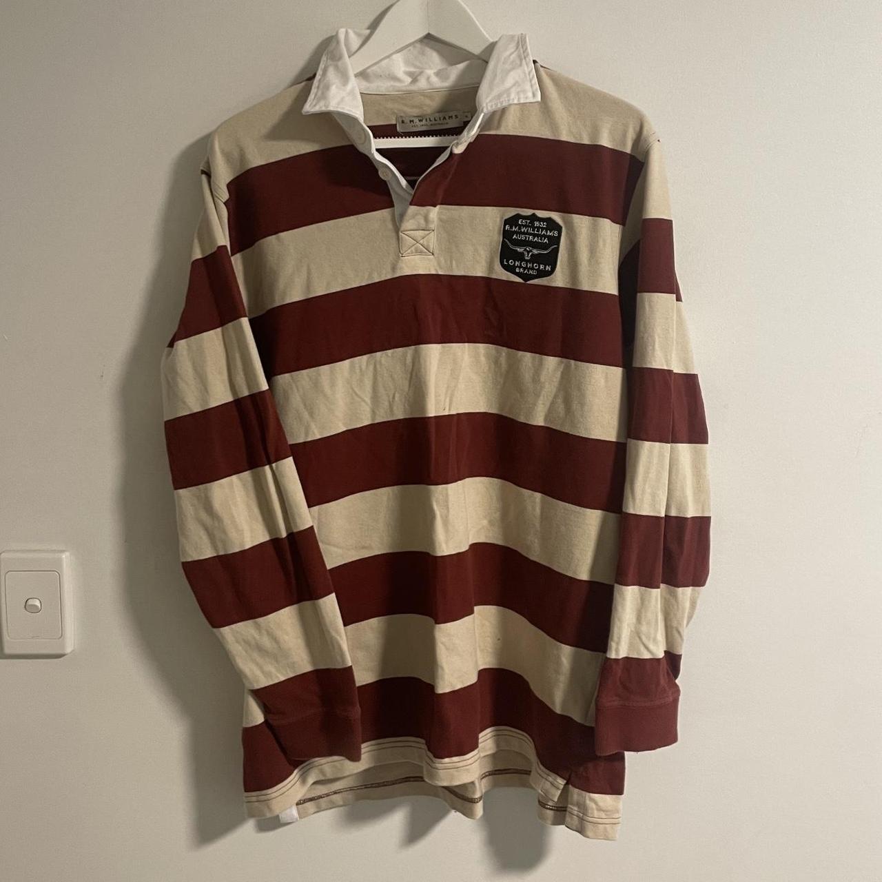 RM Williams Rugby Jersey Size XL - 100% cotton... | Depop