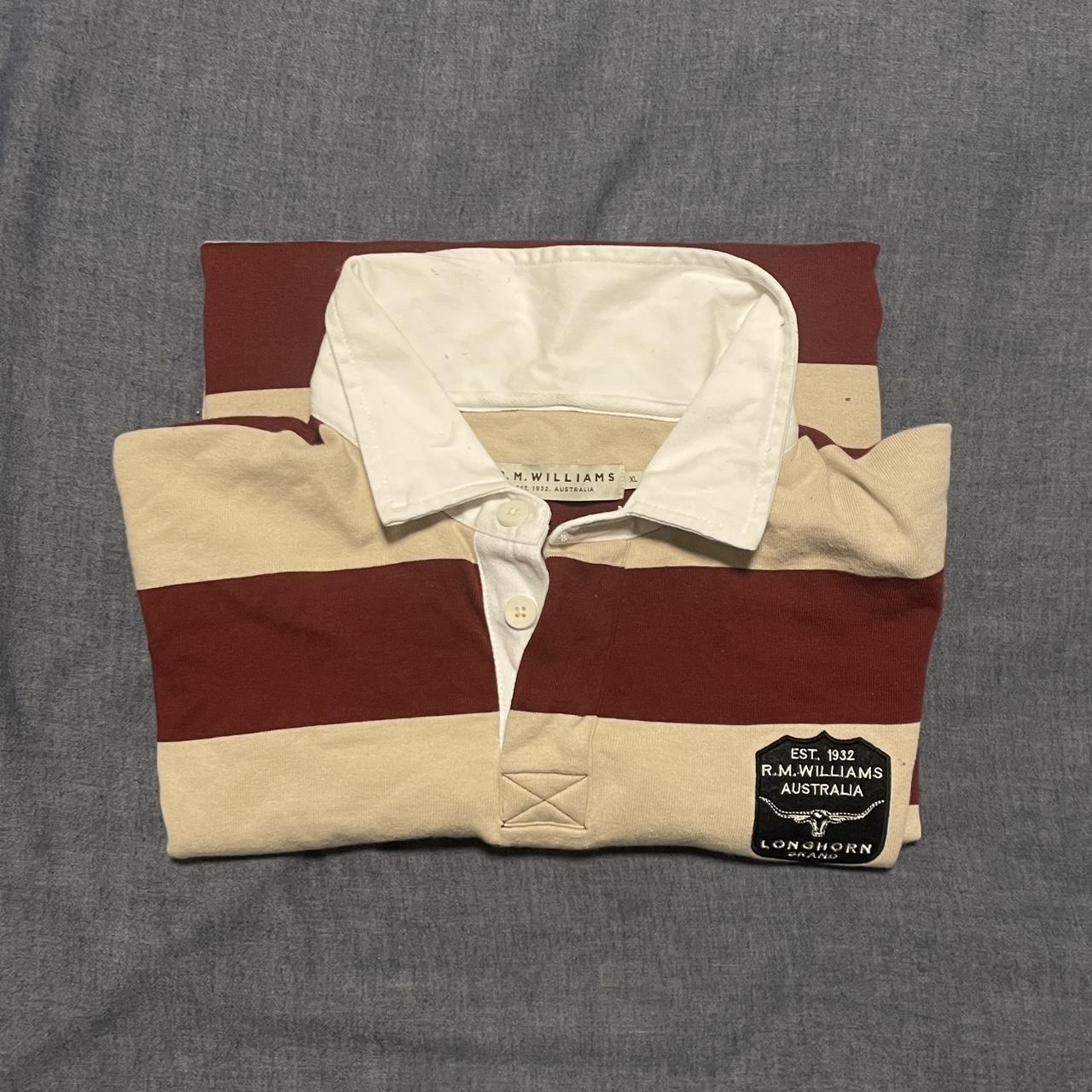 RM Williams Rugby Jersey Size XL - 100% cotton... | Depop