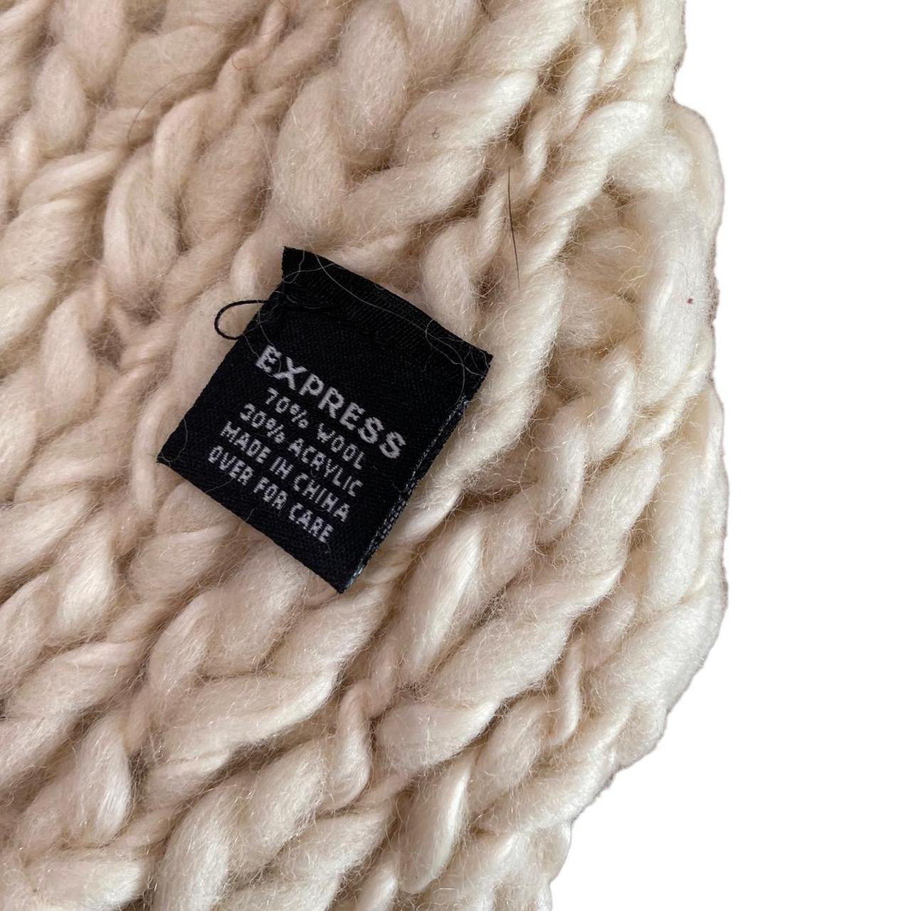 Express Women's Cream Scarf-wraps | Depop