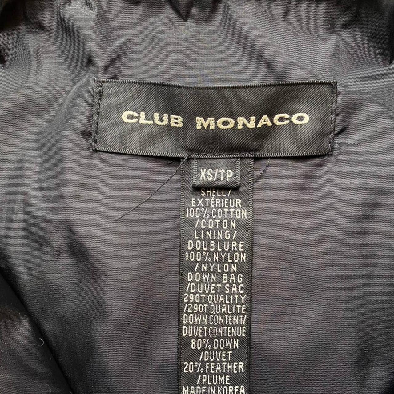 Club Monaco Women's Black Gilet | Depop