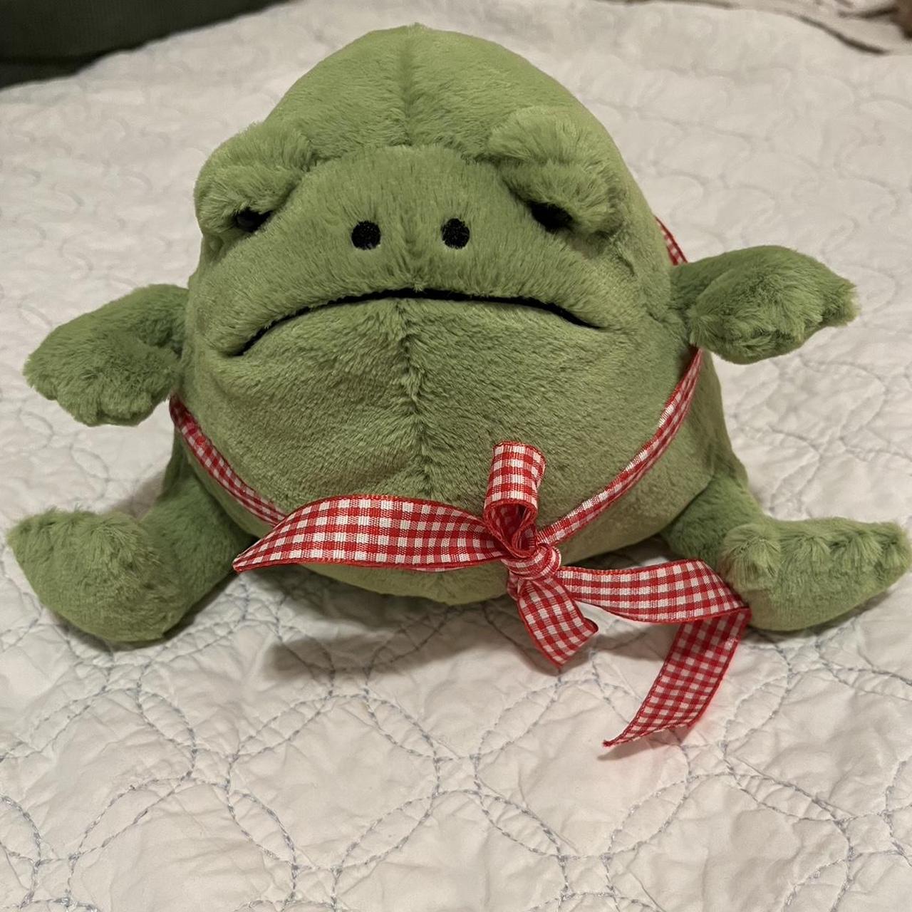 sad frog jellycat medium ricky rain frog medium... | Depop