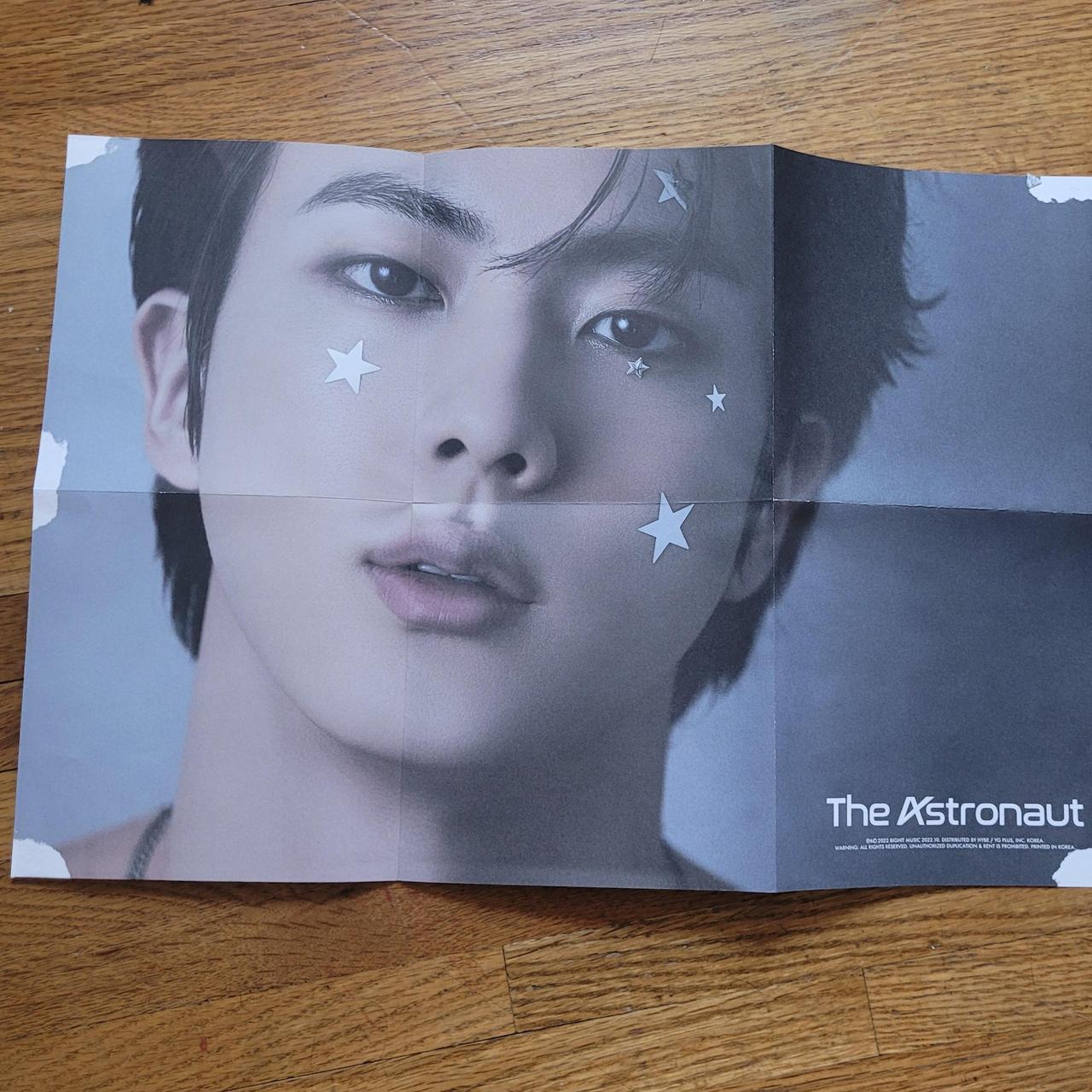 Jin from BTS the astronaut single Has photocard and... - Depop