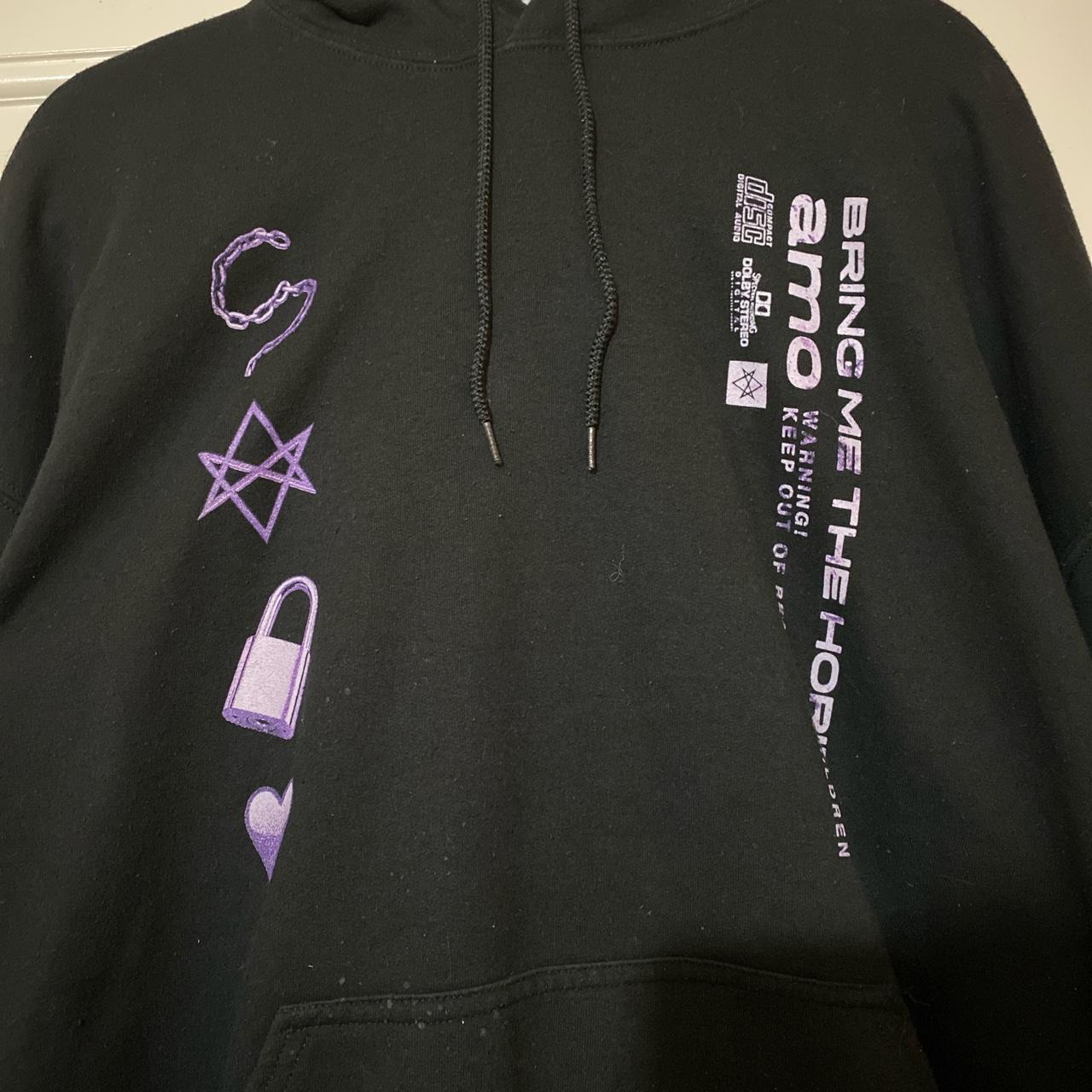 Bmth bring me the horizon amo hoodie jumper... - Depop