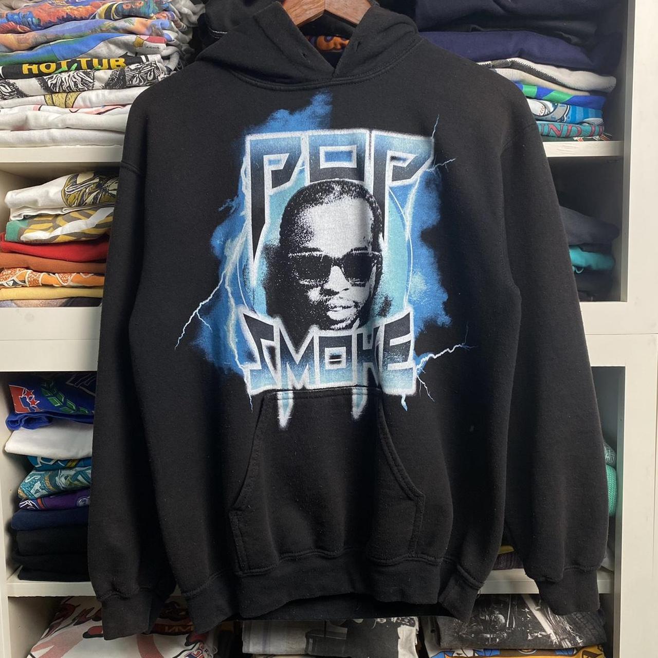 Pop Smoke King Of New York Black Hoodie - double... - Depop