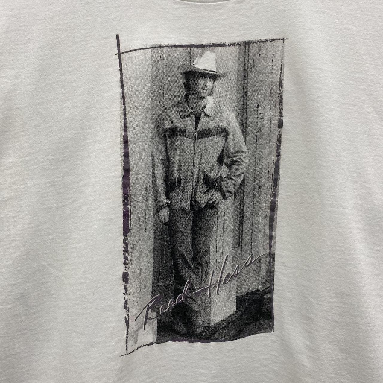 Vintage 90s Reed Hess Country Music Graphic Print... - Depop