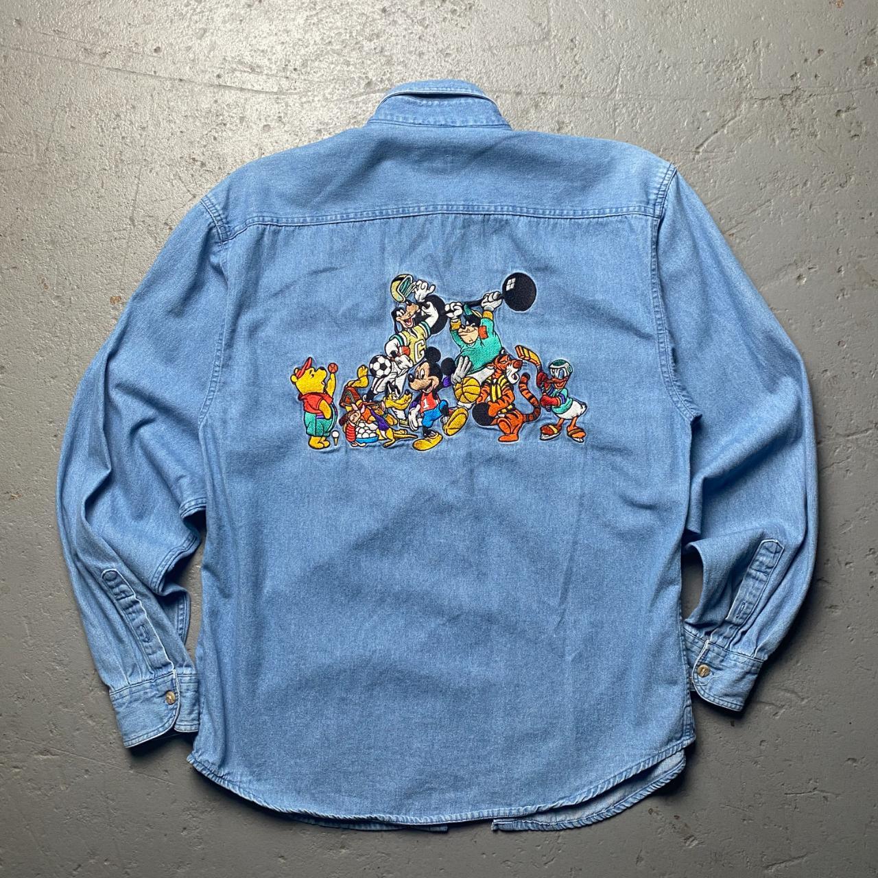 Vintage 90s Mickey Inc Embroidered Disney Characters... - Depop