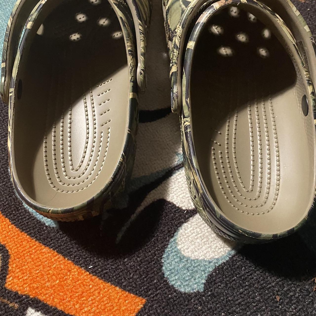 Crocs Men's Khaki Sandals | Depop