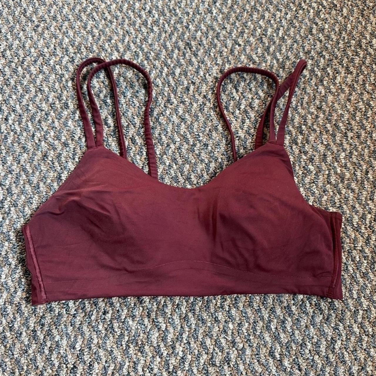 Like a Cloud Bra Red Merlot Size 6 - Depop