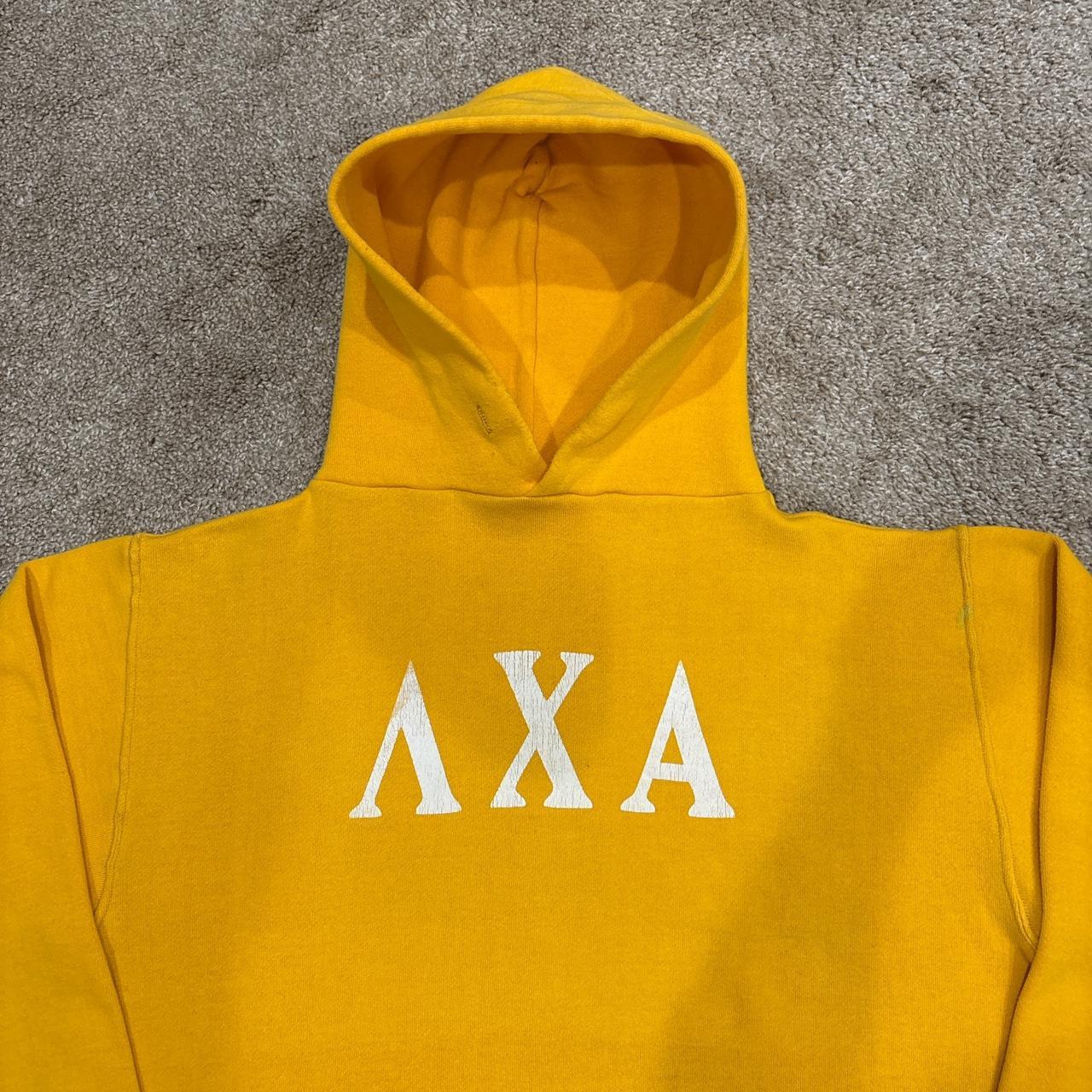 vtg lambda chi alpha fraternity greek life hoodie... | Depop