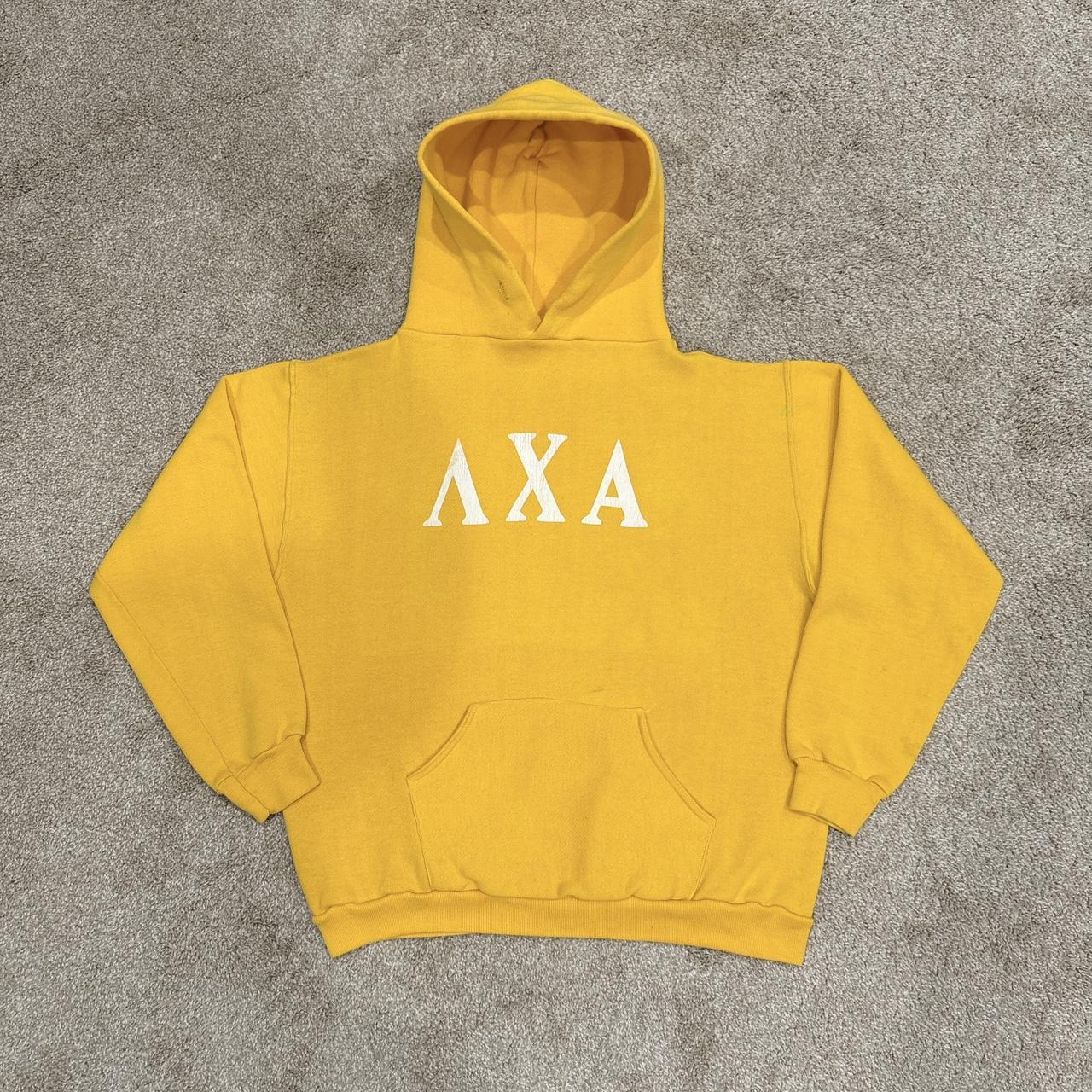 vtg lambda chi alpha fraternity greek life hoodie... | Depop