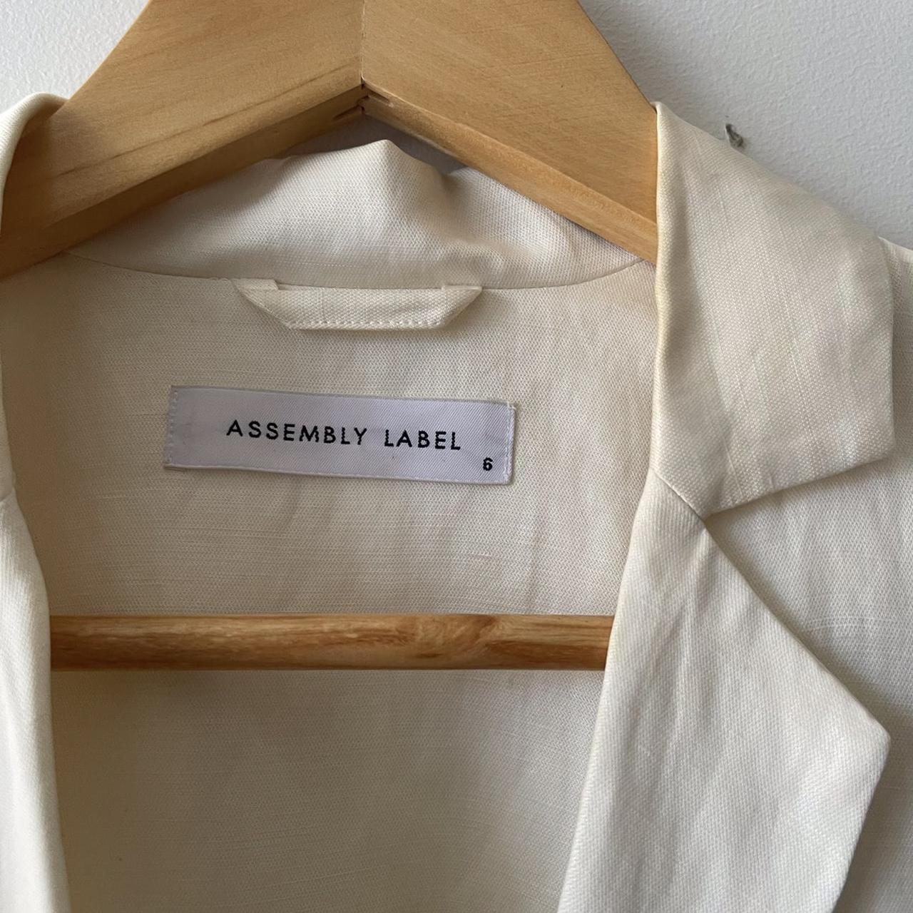 ASSEMBLY LABEL CUPRO BLAZER 100% cupro In perfect... - Depop