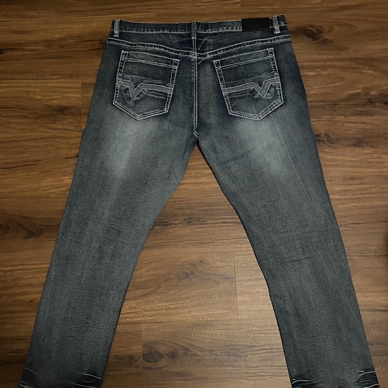 True Luck Jeans Waist:40 Length: These jeans were... - Depop